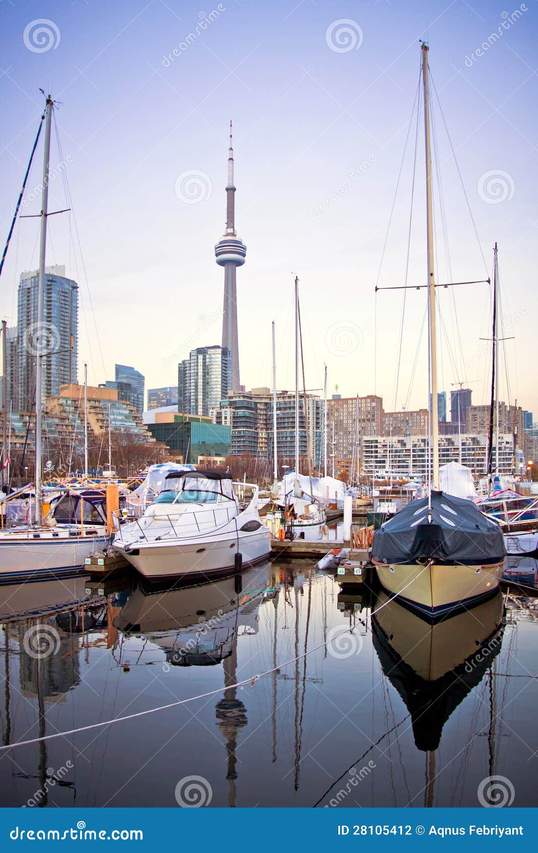 Toronto Yacht Club stock photo. Image of city, dramatic - 28105412
