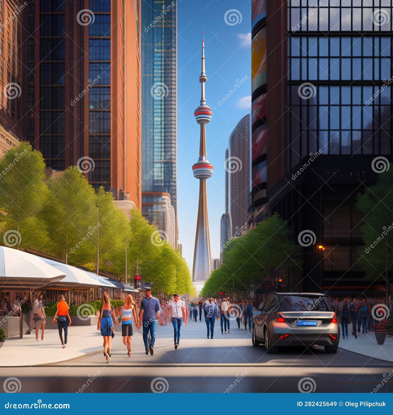 Toronto, Year 3000, Future, Summer, Skyline, Levitating Vehicles, Cool ...