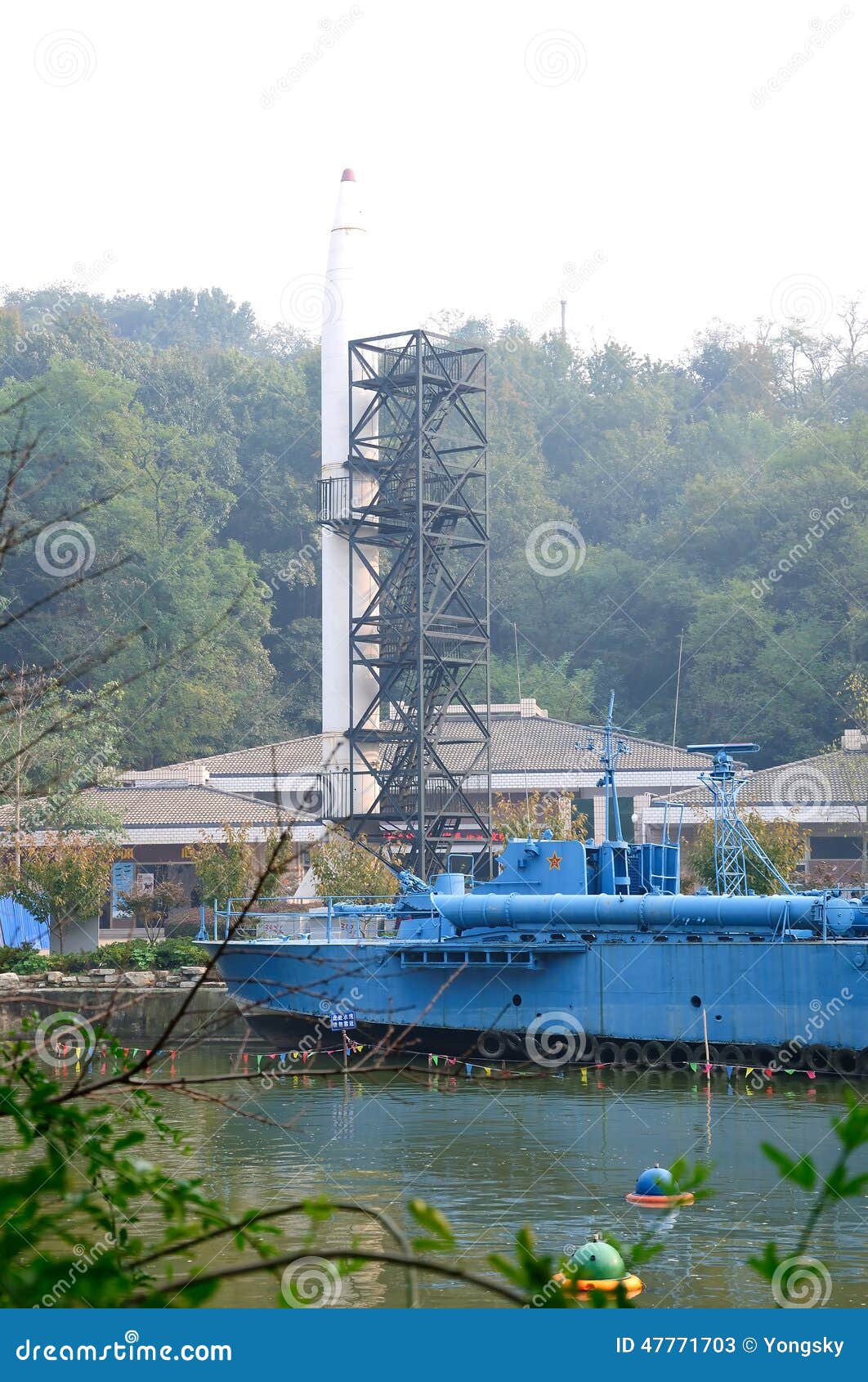 The Torpedo Boat and Rocket Stock Image - Image of park, rocket: 47771703