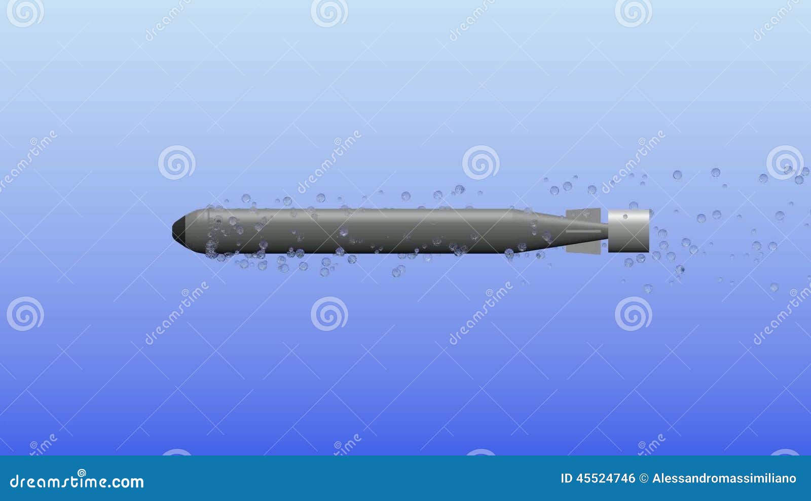 Torpedo stock footage. Video of military, fish, deep - 45524746