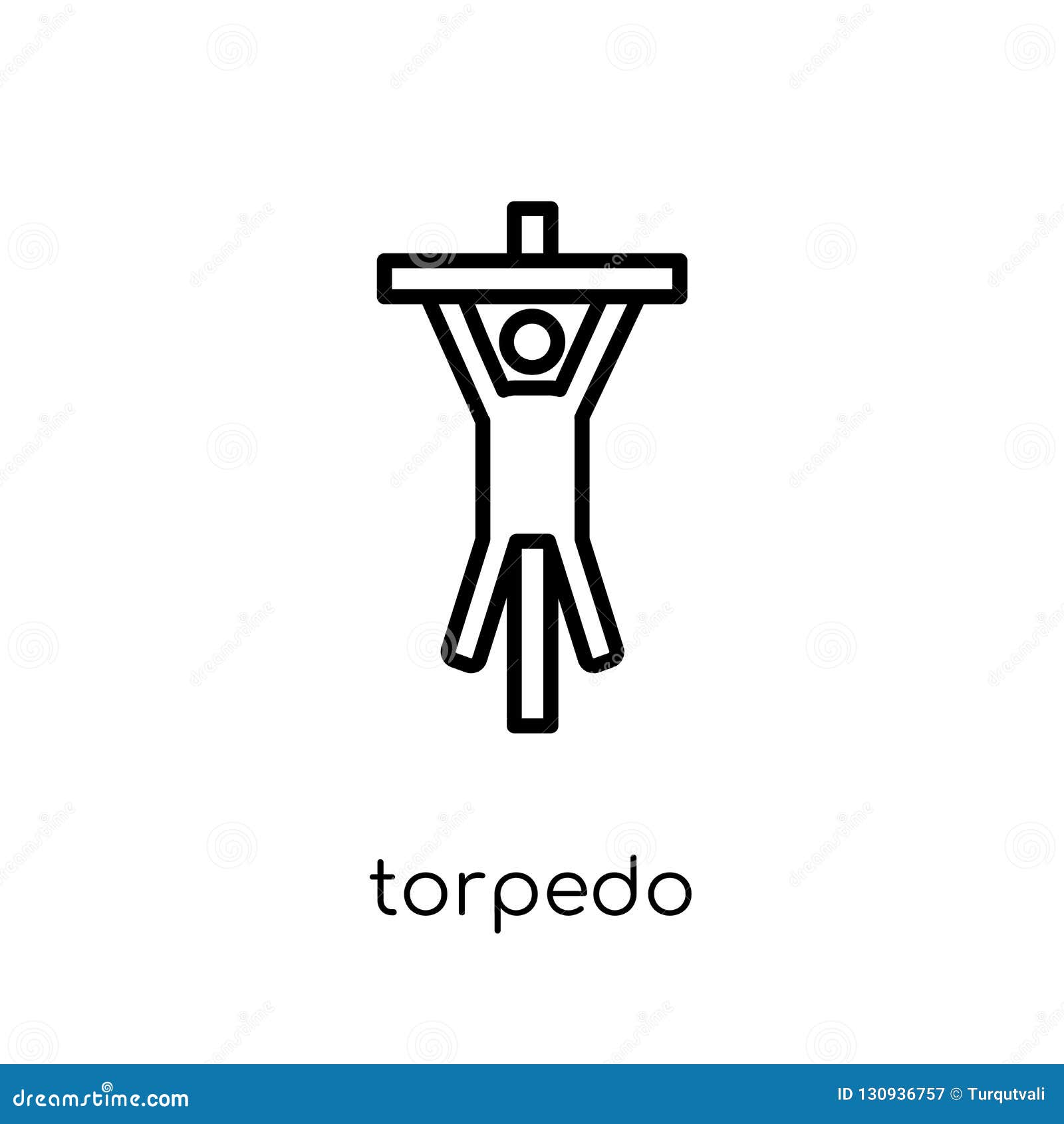 Torpedo Icon from Army Collection. Stock Vector - Illustration of bomb ...