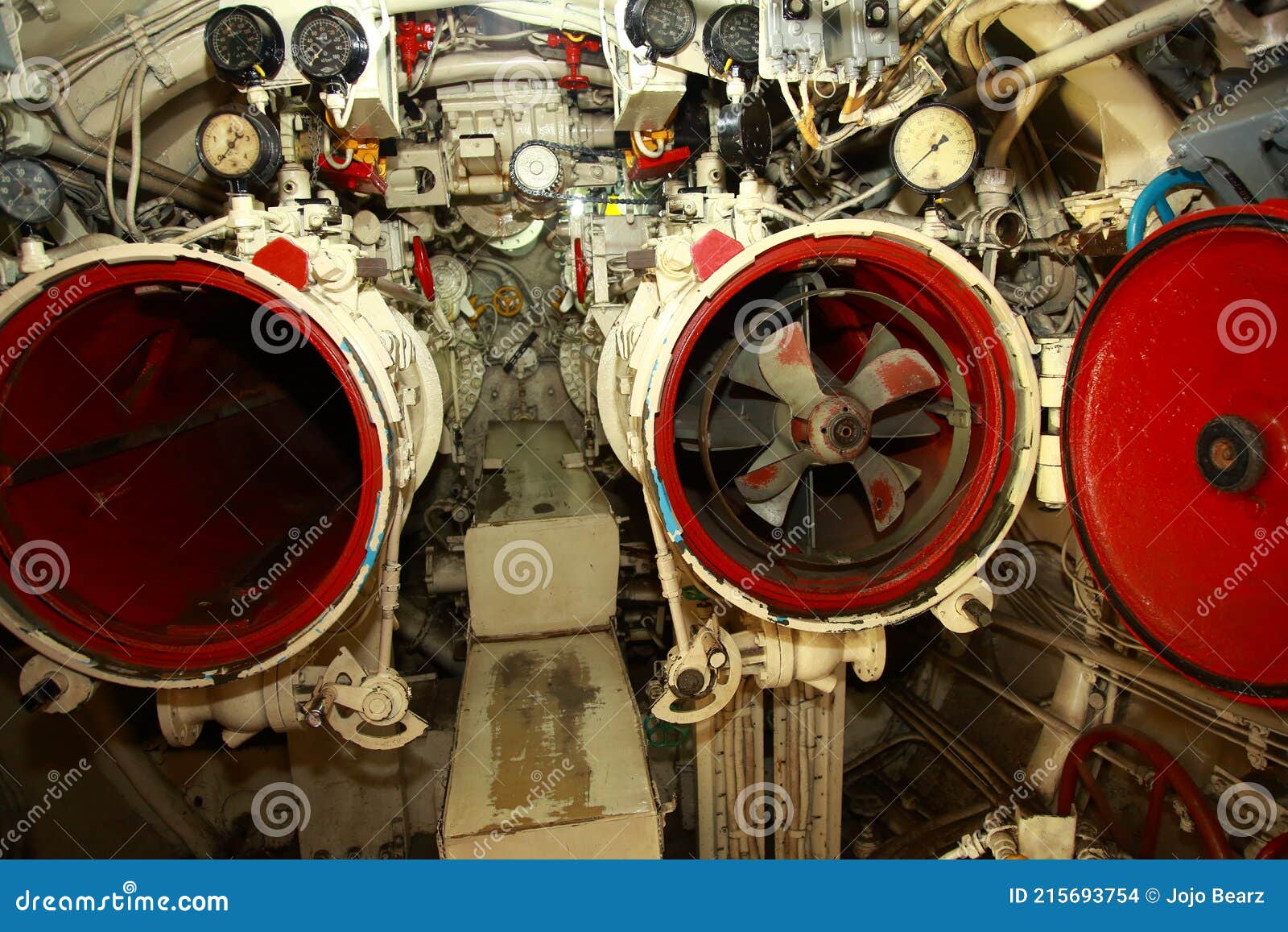 Torpedo Tubes in a Submarine in Indonesia Editorial Stock Image - Image ...