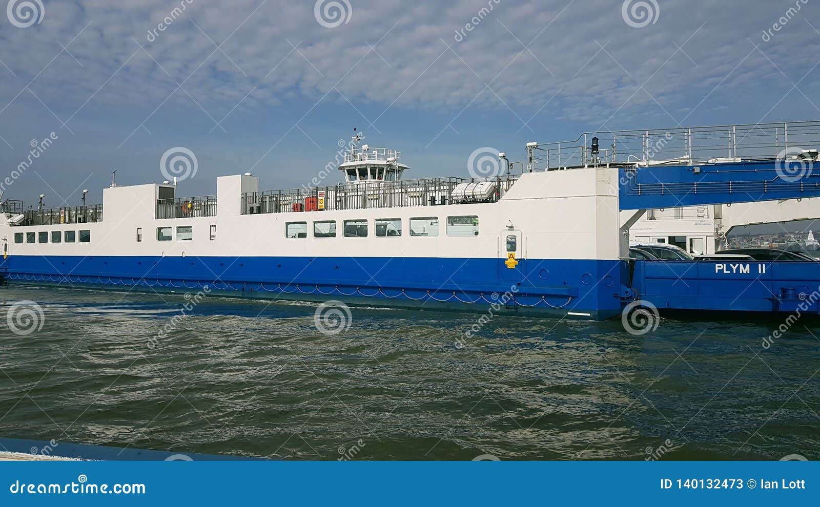 Torpoint Ferry On The River Tamar Between Devon And Cornwall Editorial ...