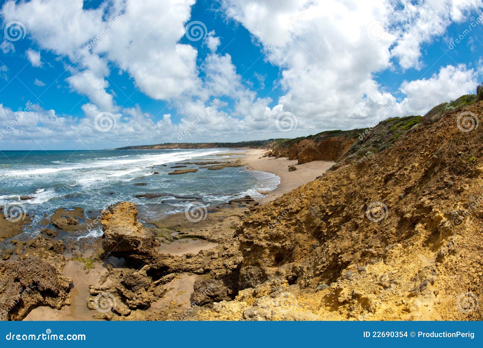 Torquay beach - Australia stock photo. Image of natural - 22690354