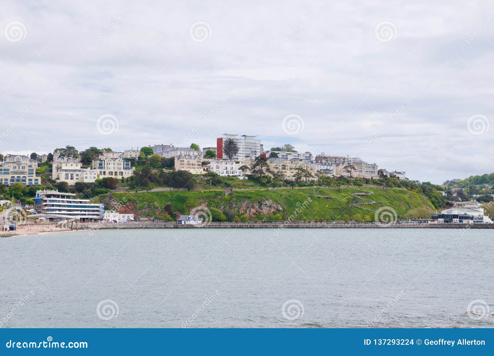Landscape of Torquay stock photo. Image of buildings - 137293224