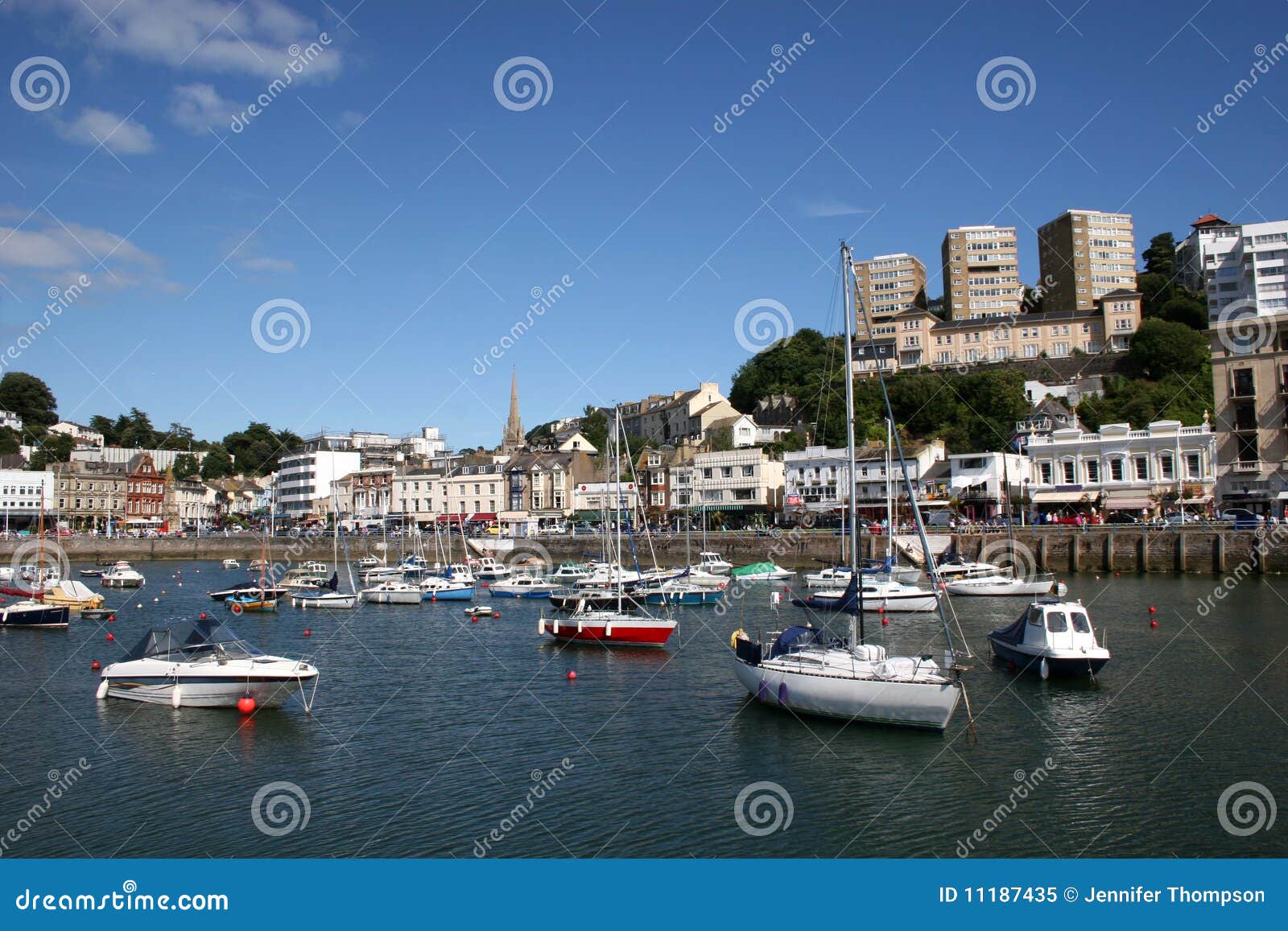 Torquay harbour stock image. Image of seaside, england - 11187435