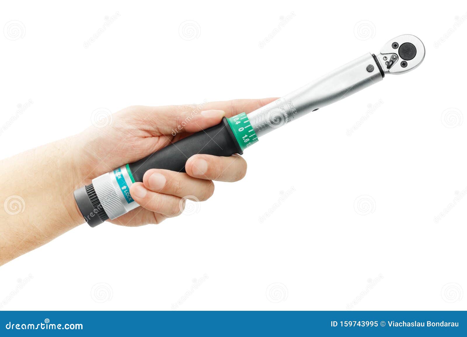 Torque wrench in hand stock image. Image of prevent - 159743995