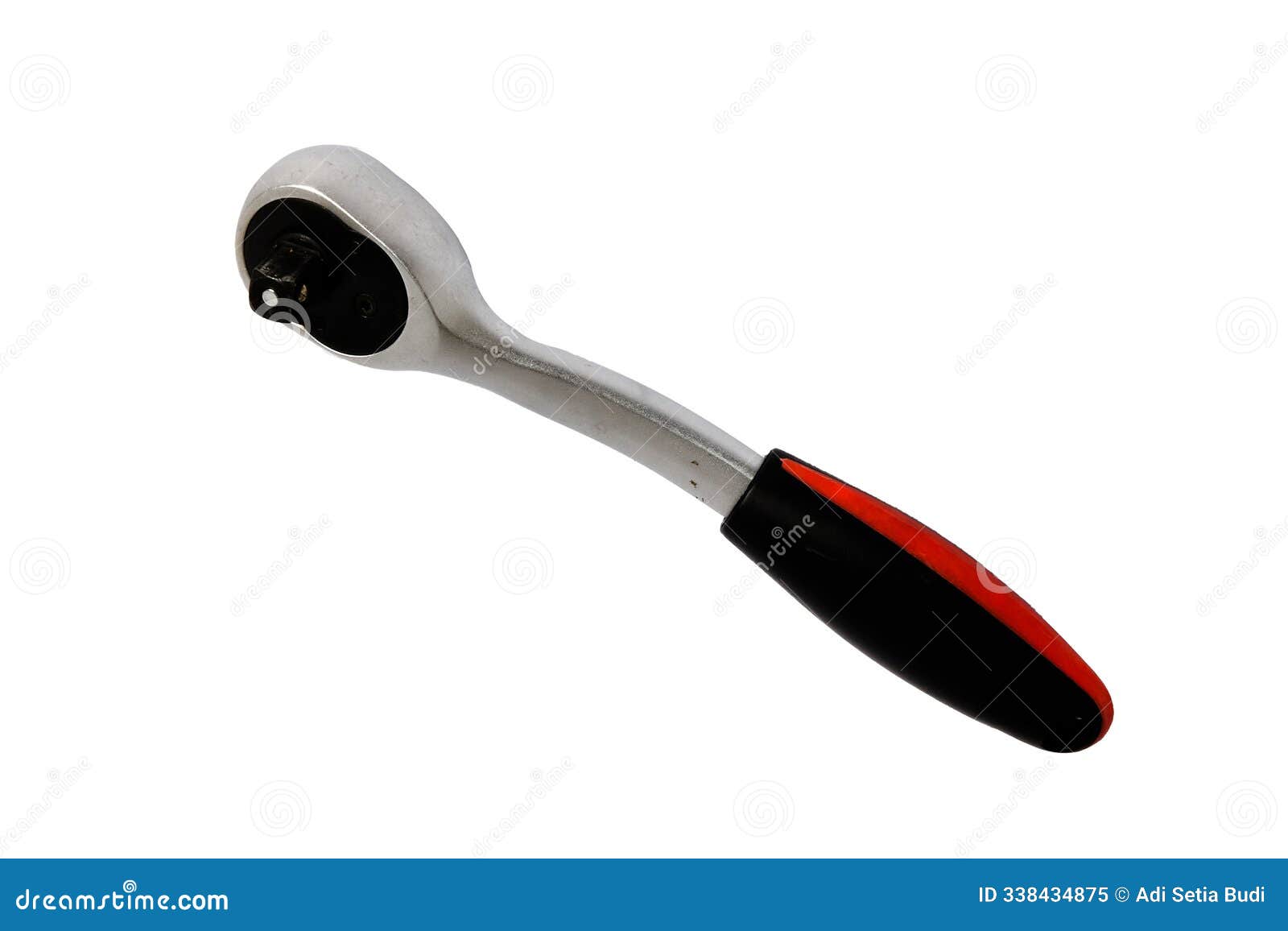 Torque Wrench with a Handle Covered in Red and Black. Stock Image ...