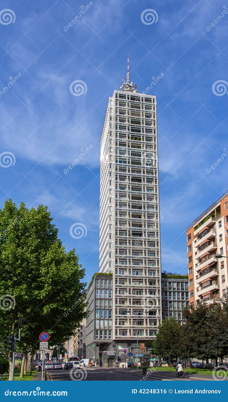Torre Breda, a Skyscraper in Milan Stock Photo - Image of life, culture ...