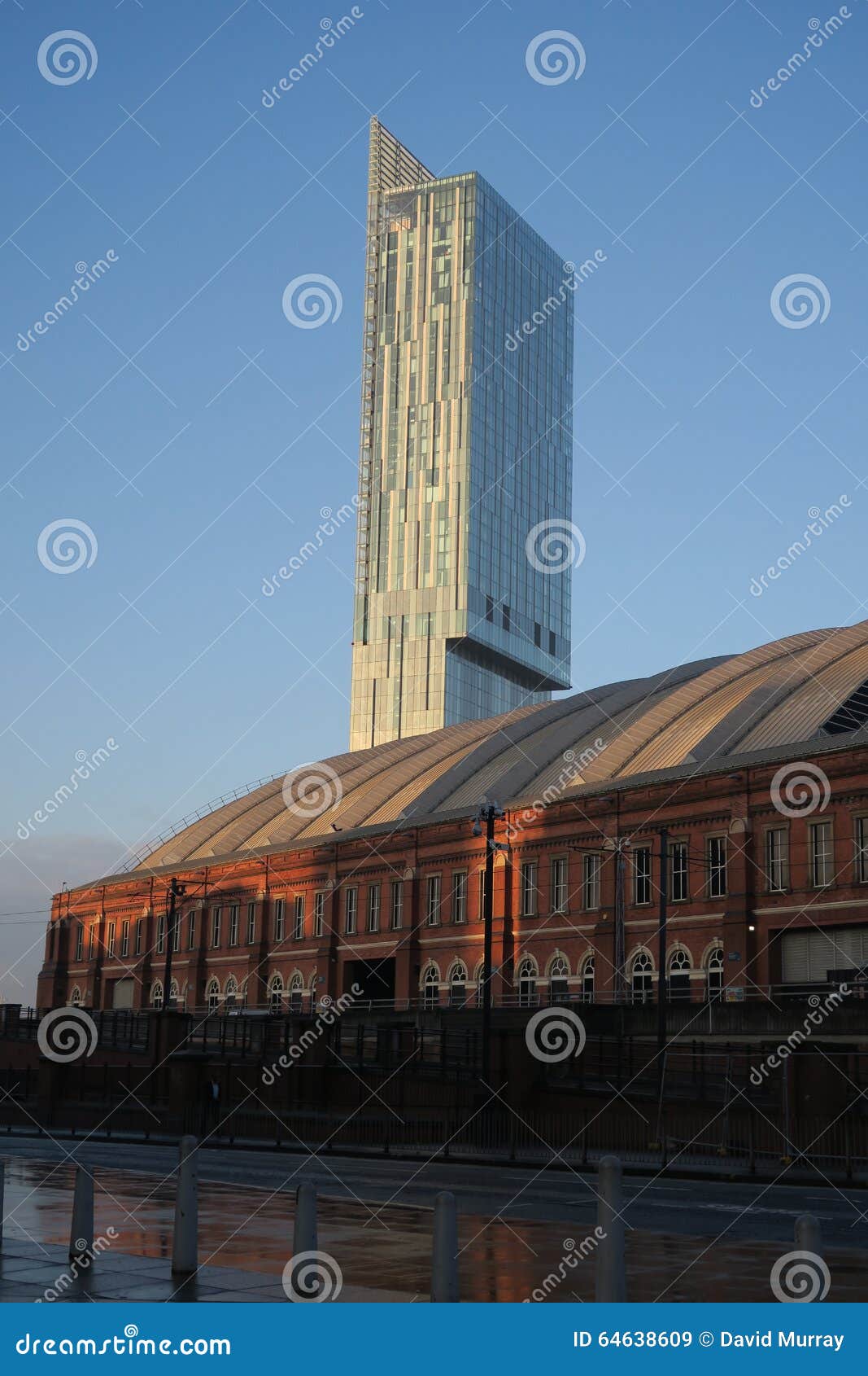 Torre De Beetham, Manchester Y Central De Manchester Imagen de archivo ...