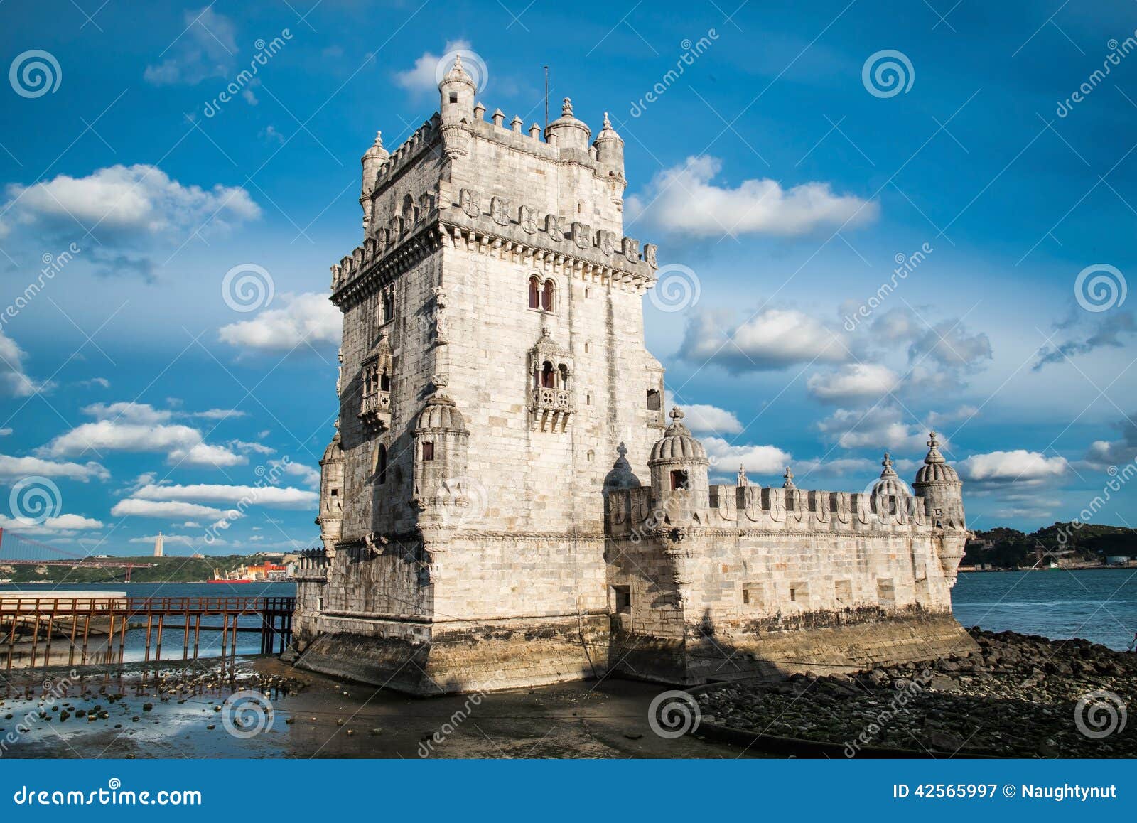 Torre De Belem (torre De Belem) Imagen de archivo - Imagen de ...