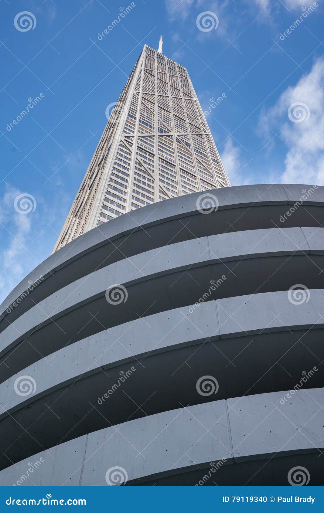 Torre de Juan Hancock imagen editorial. Imagen de edificio - 79119340