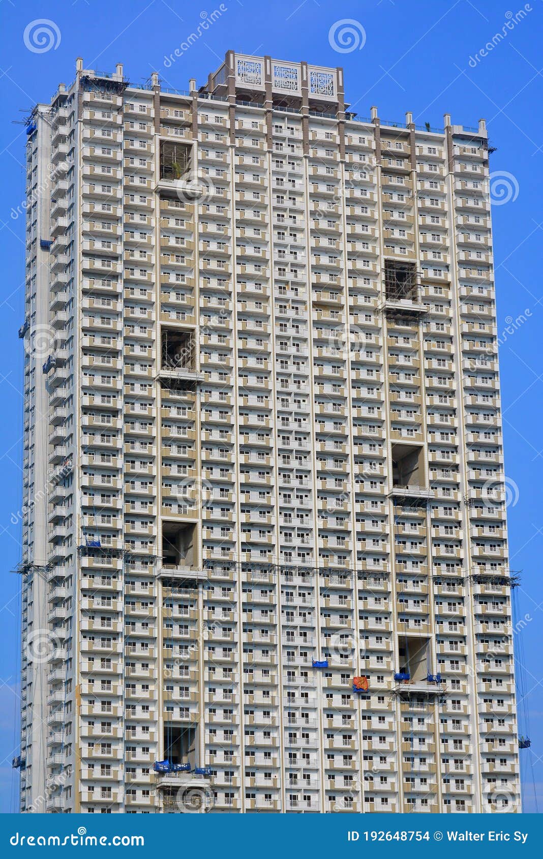 Torre De Manila Condominium Facade in Manila, Philippines Editorial ...