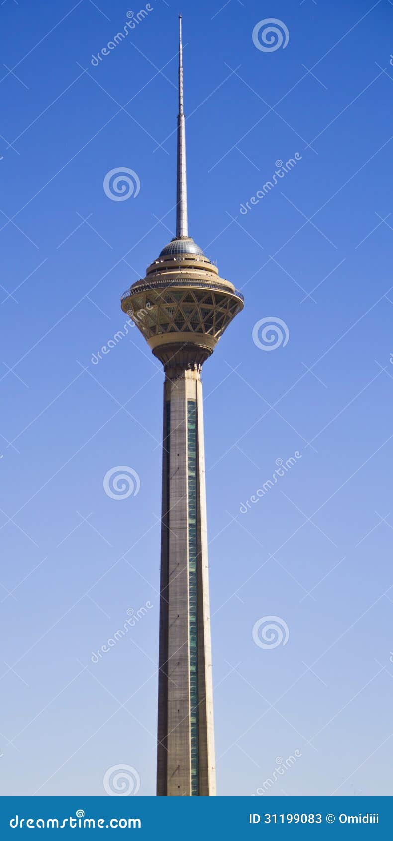 Torre de Milad em tehran imagem de stock. Imagem de torre - 31199083