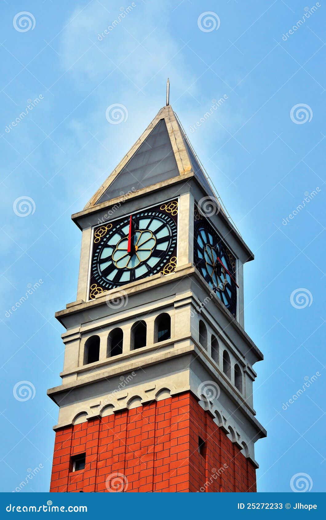 Torre de reloj imagen de archivo. Imagen de alto, azul - 25272233