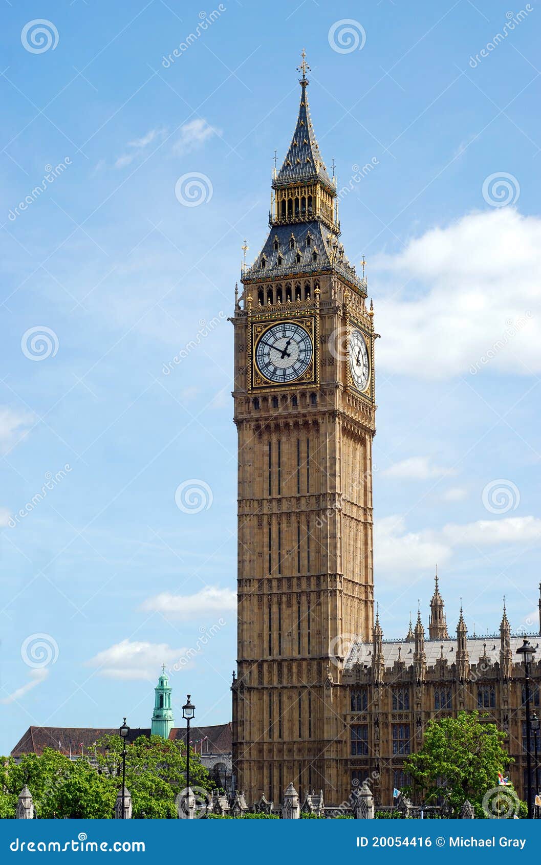 Torre De Reloj De Ben Grande Londres Inglaterra Foto de archivo ...