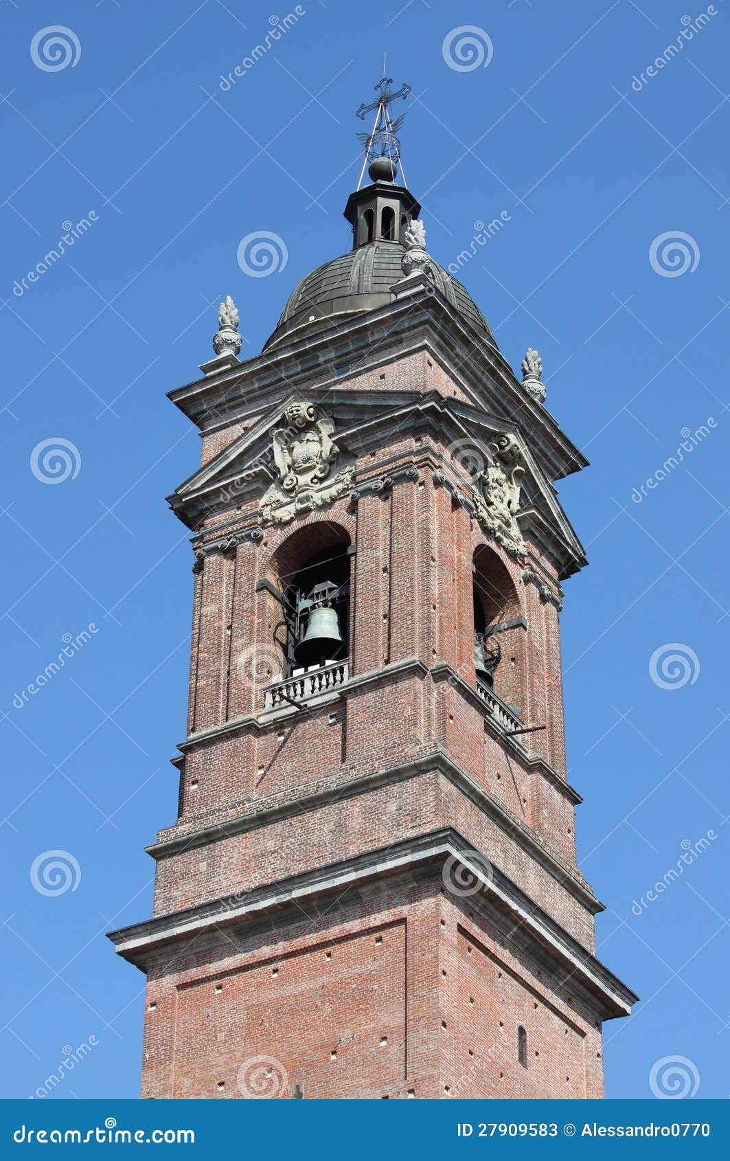 Torre De Sino Da Catedral De Monza, Italy Imagem de Stock - Imagem de ...