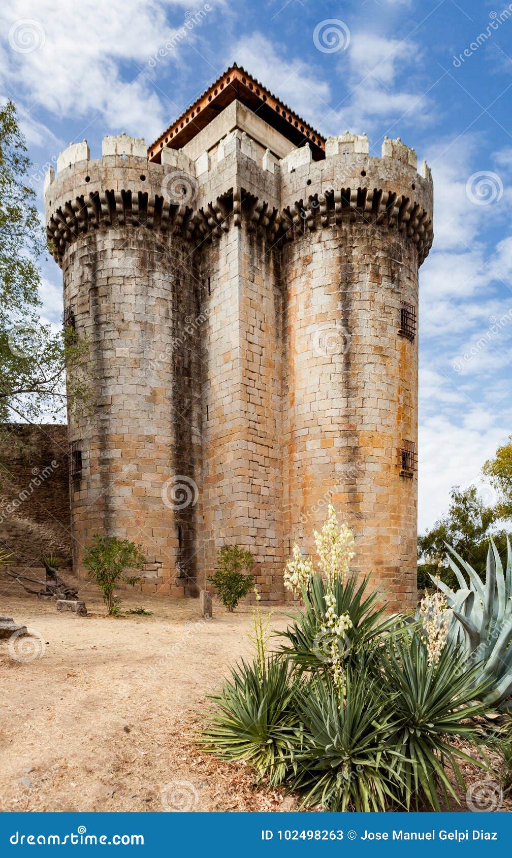 Torre de un castillo imagen de archivo. Imagen de nadie - 102498263