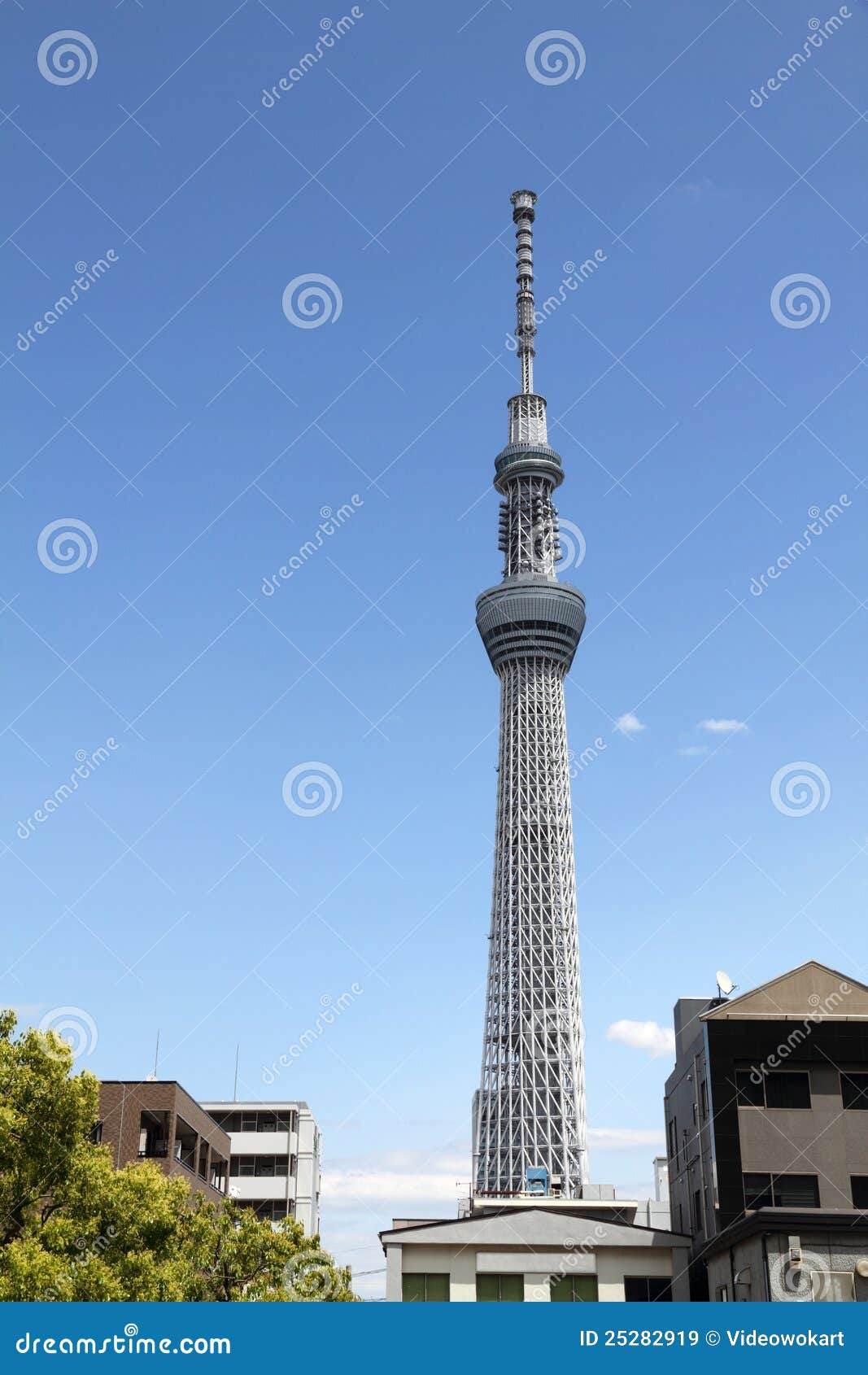 Torre Del Skytree De Tokio, Japón Imagen de archivo editorial - Imagen ...