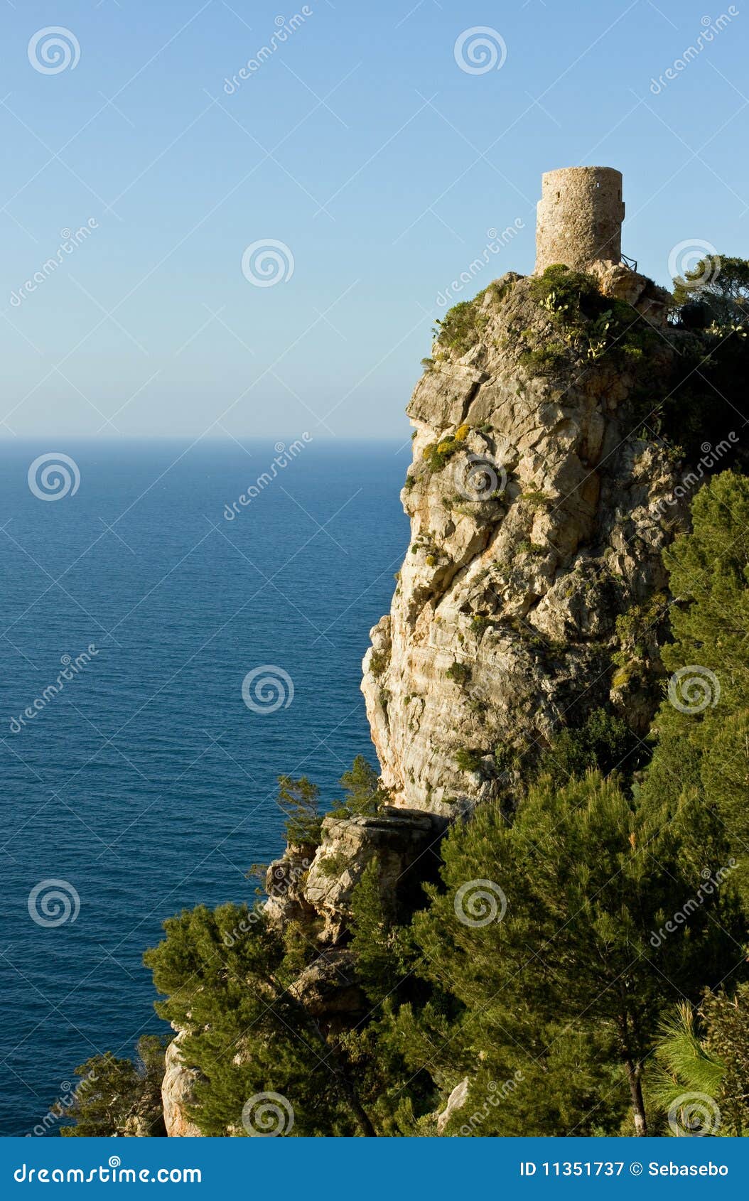 Torre del Verges stock image. Image of look, majorca - 11351737