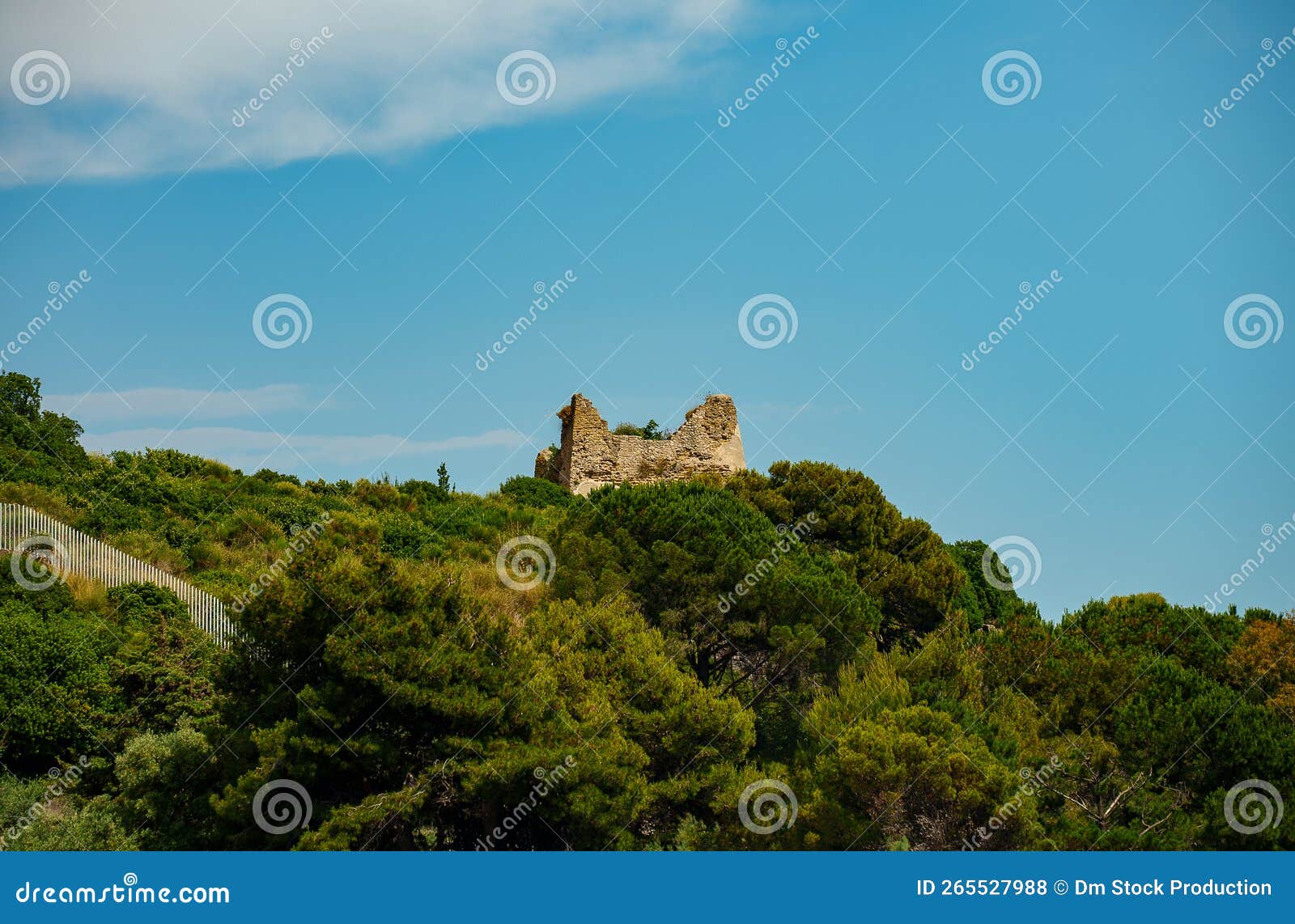 Torre di Monte D`Oro stock photo. Image of bastion, architecture ...