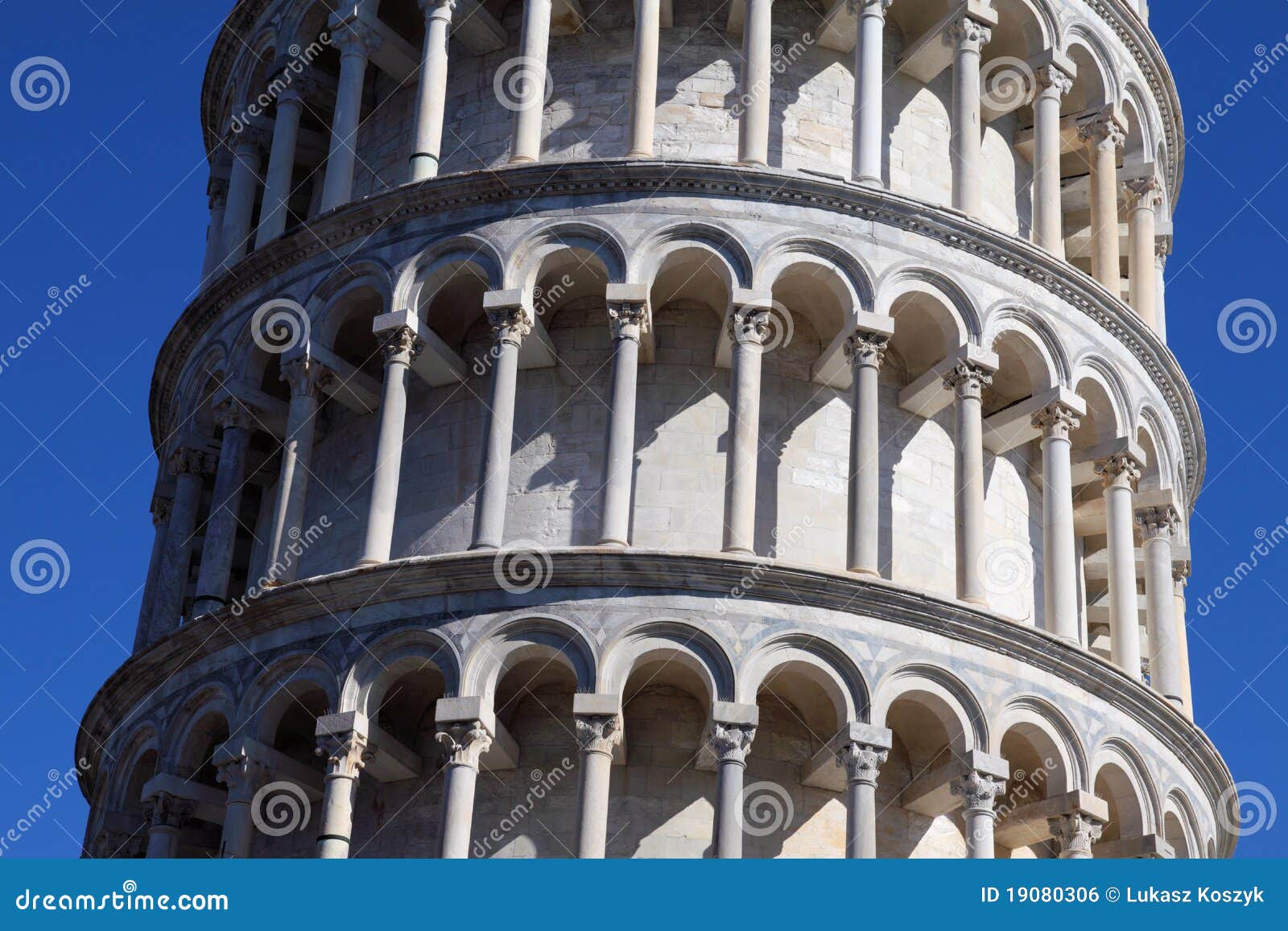 Torre inclinada de Pisa foto de stock. Imagem de europa - 19080306