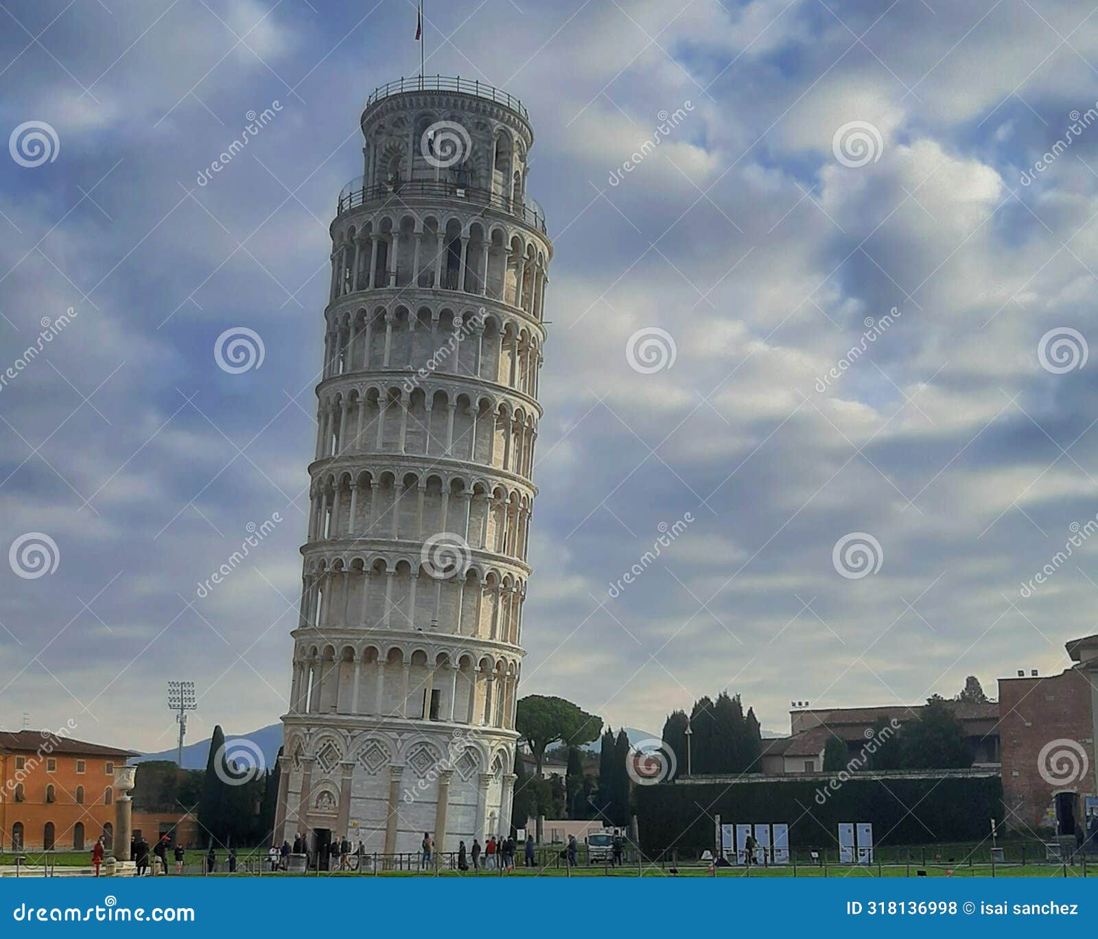 Torre Inclinada De Pisa / Leaning Tower Stock Photo - Image of tower ...