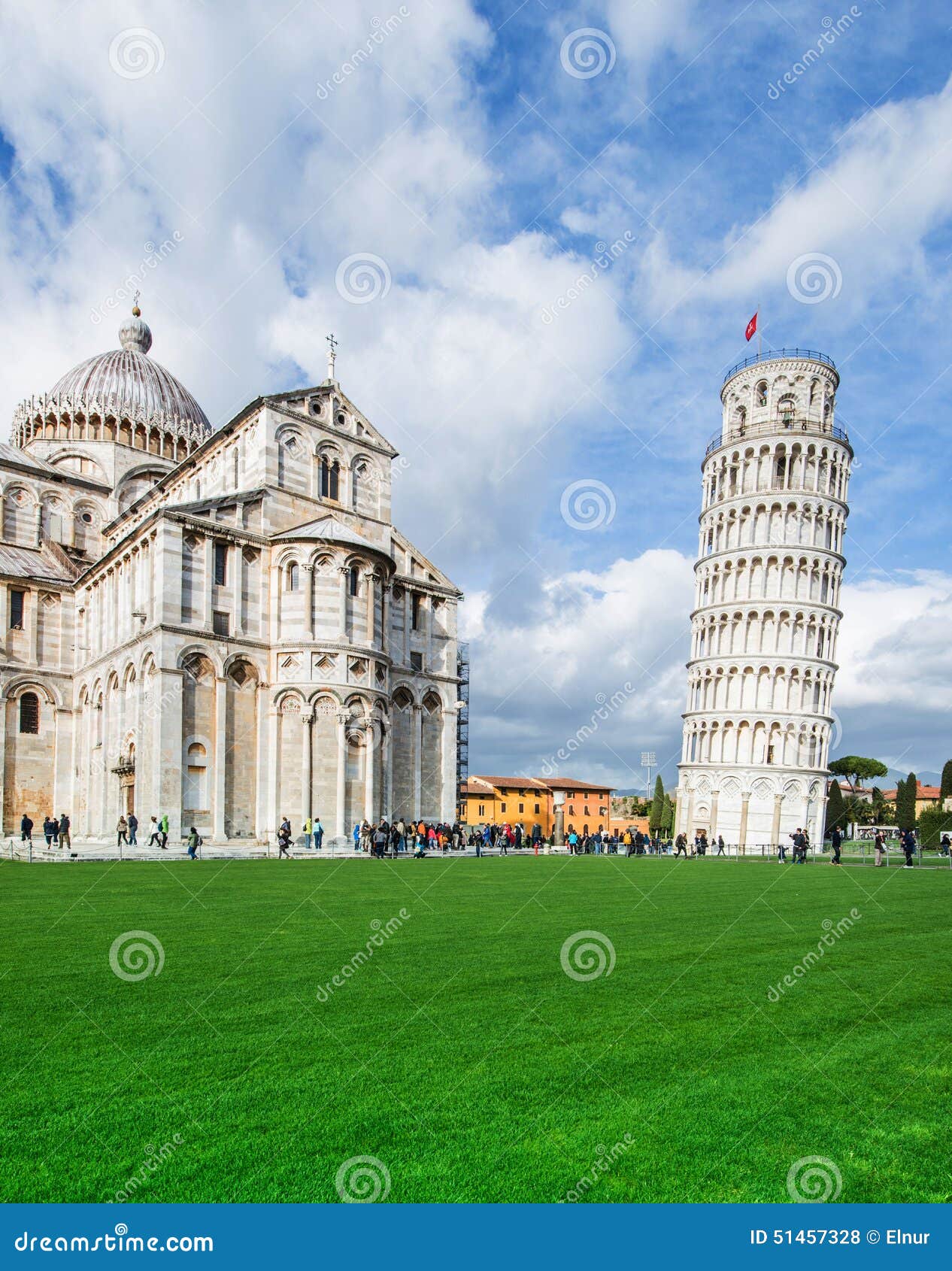 Torre Inclinada Famosa De PISA Foto de Stock Editorial - Imagem de ...