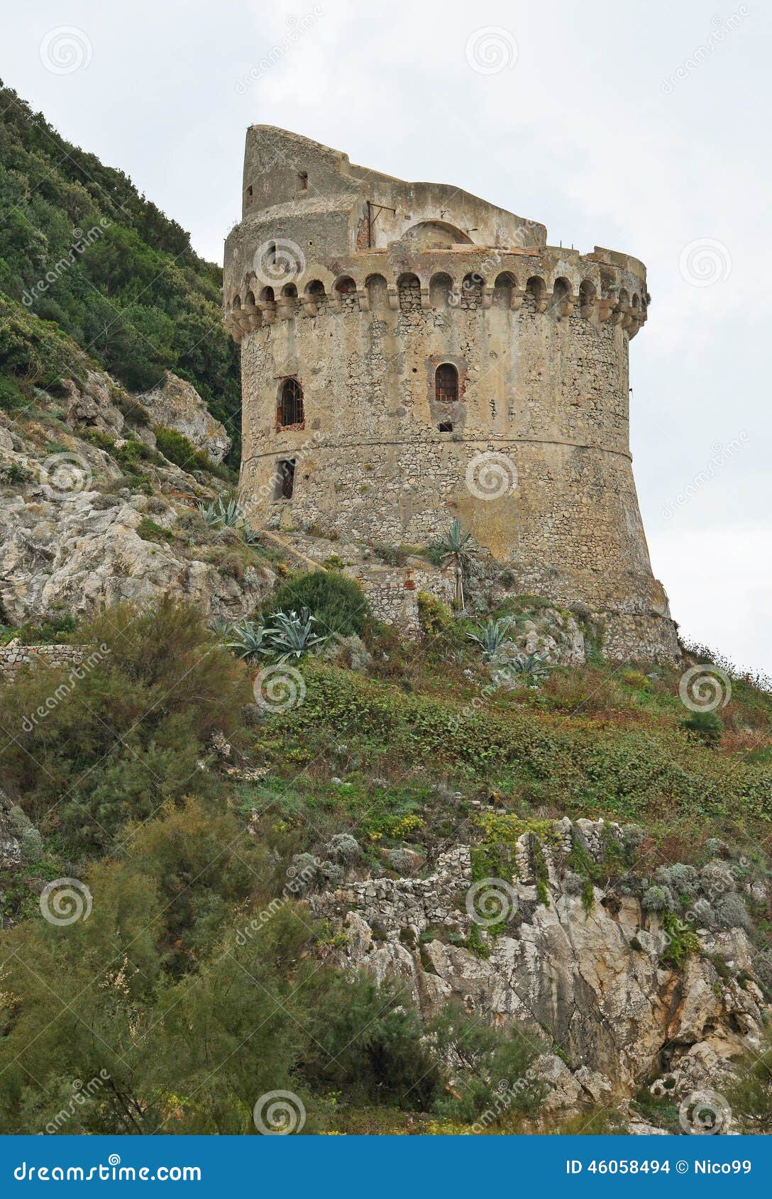 Torre medieval foto de stock. Imagem de torre, torres - 46058494