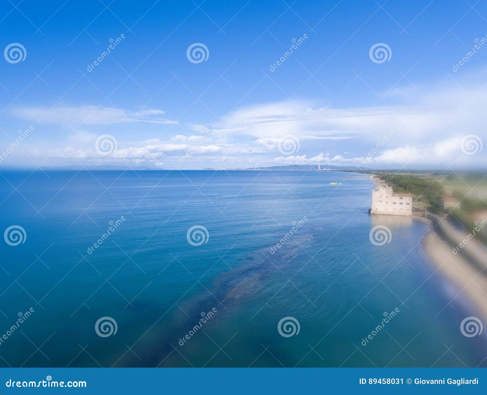 Torre Mozza, Italy. Beautiful Aerial View in Summer Stock Image - Image ...