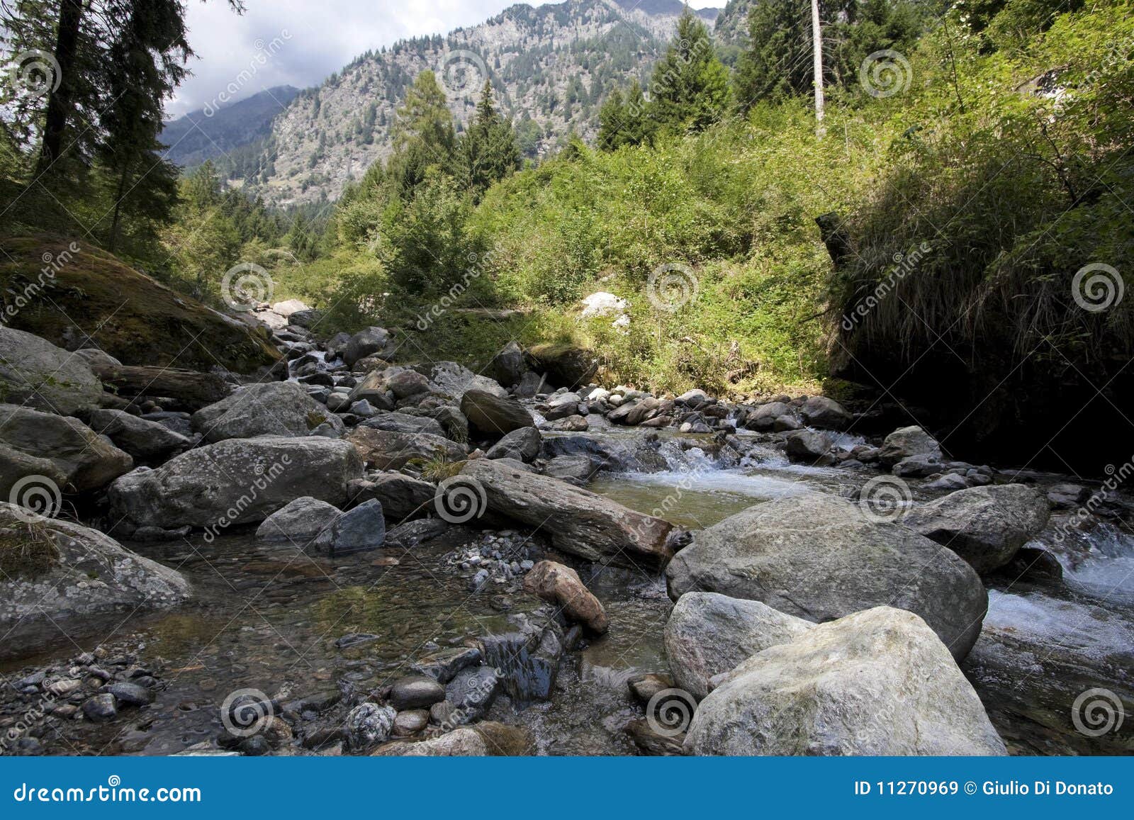 Torrent image stock. Image du ciel, torrent, italien - 11270969