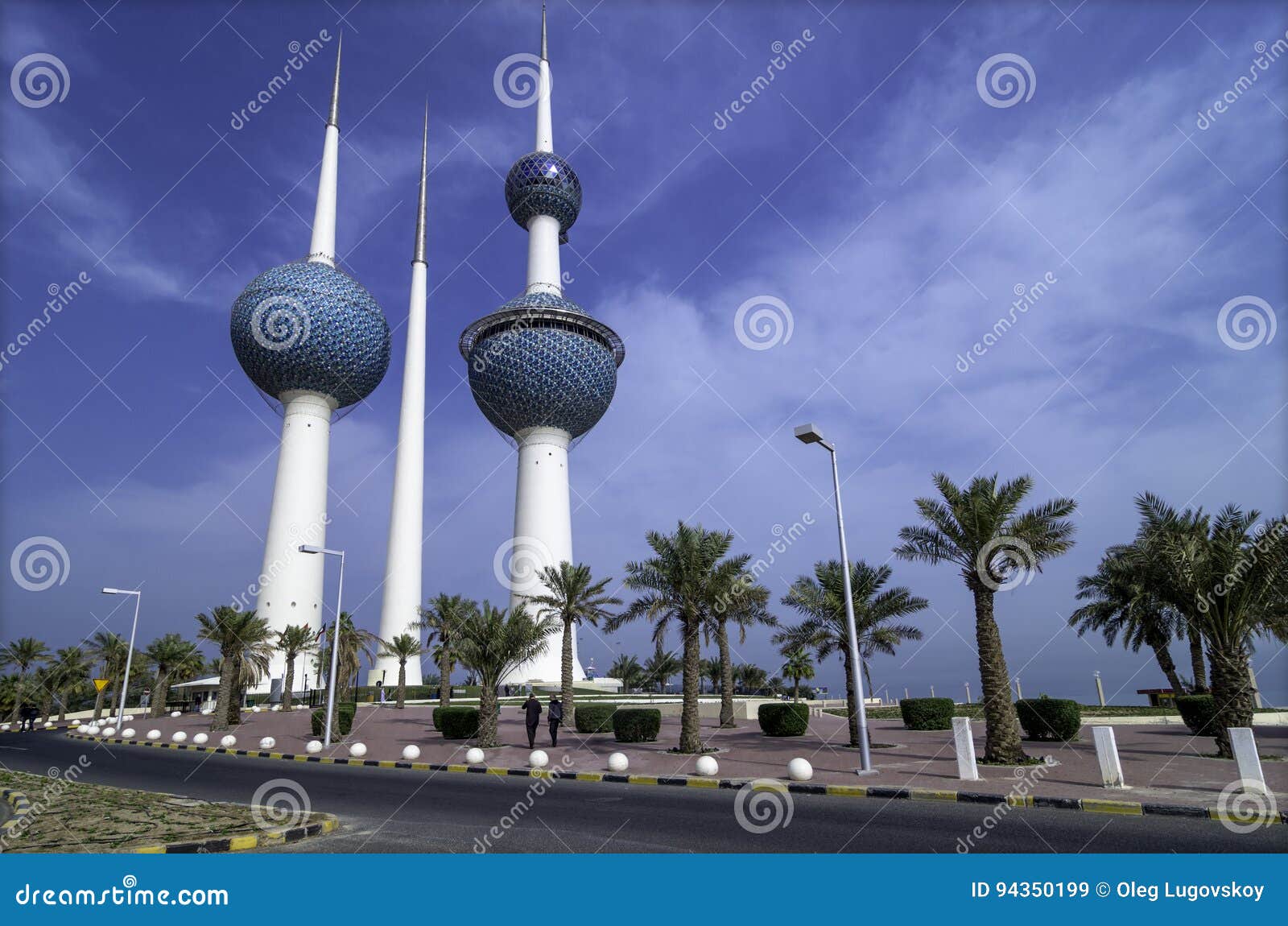 Torres de Kuwait imagen de archivo editorial. Imagen de turista - 94350199