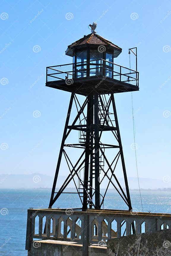 Torreta de Alcatraz foto de stock. Imagem de américa - 16765942