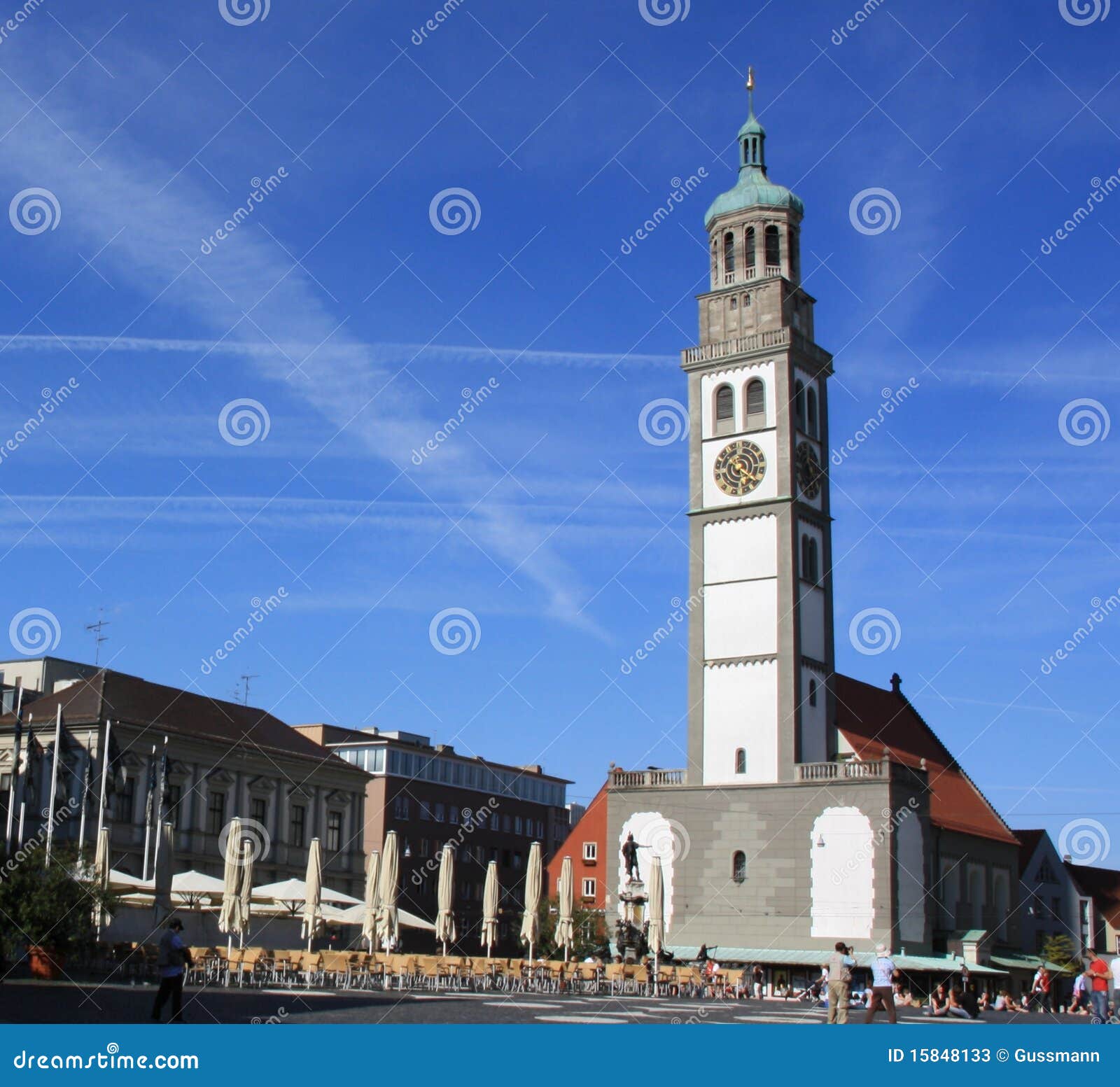 Torretta a Augusta immagine stock. Immagine di torretta - 15848133