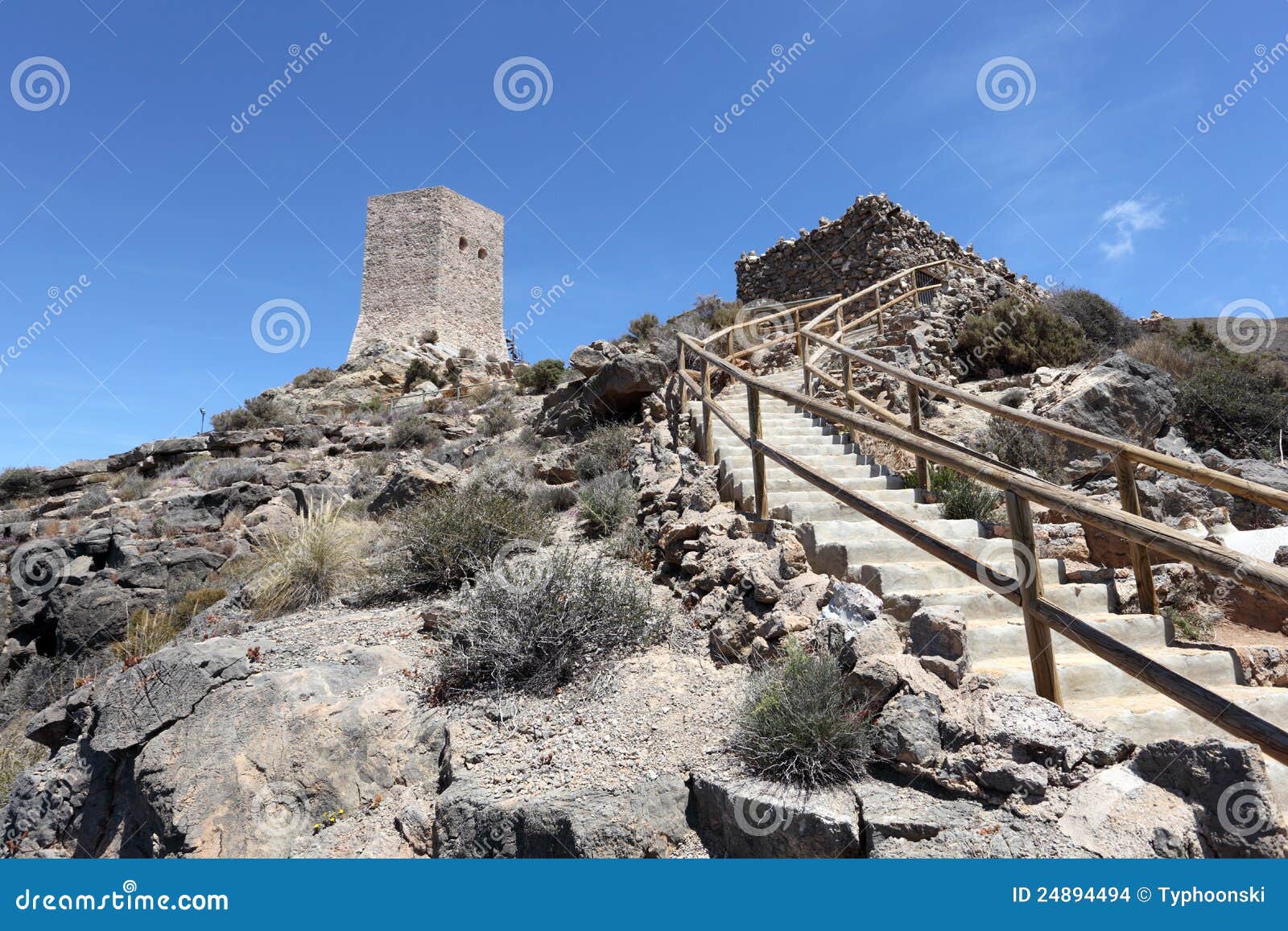Torretta Della Santa Elena, Spagna Fotografia Stock - Immagine di ...