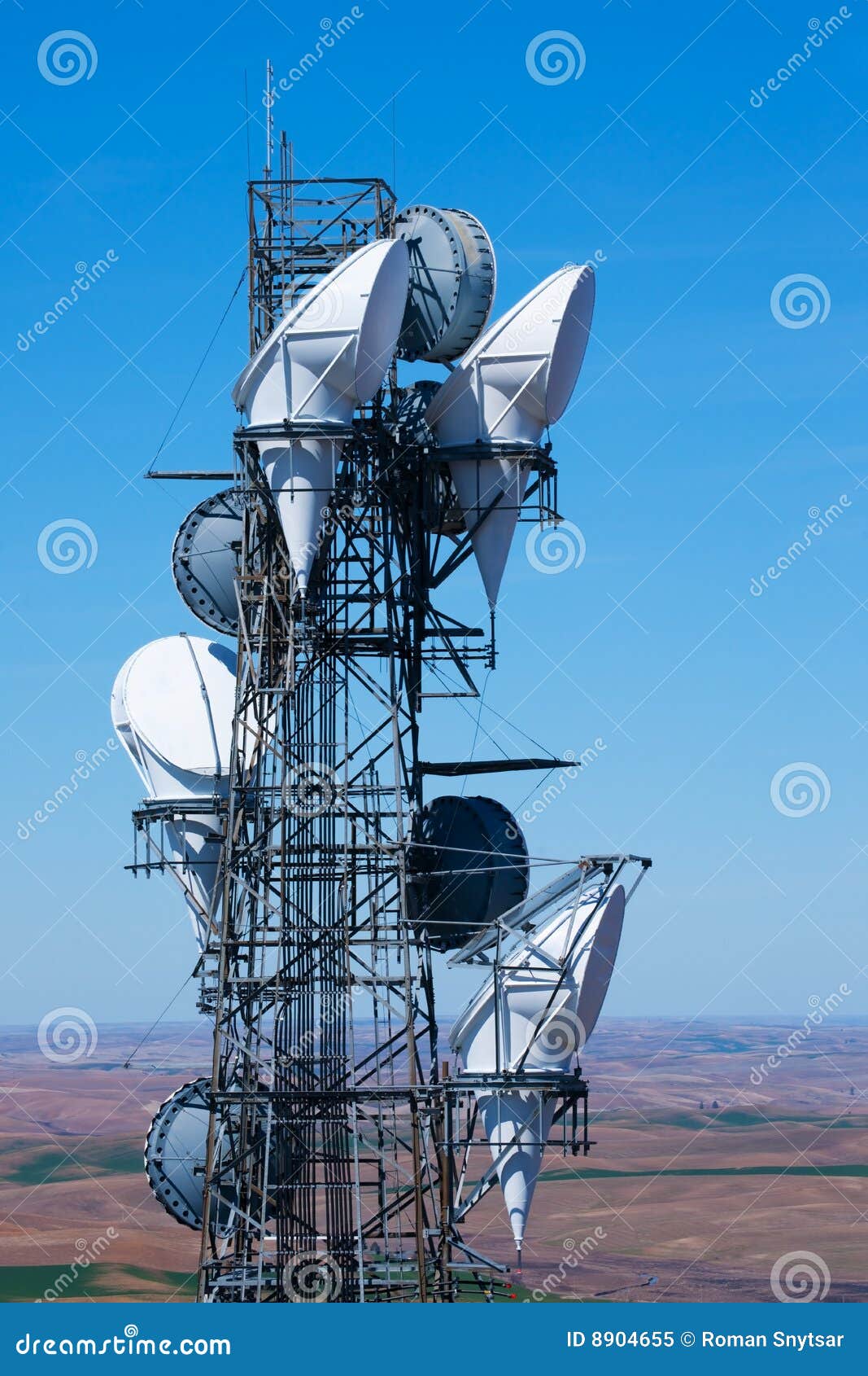 Torretta Di Telecomunicazioni Immagine Stock - Immagine di aereo ...