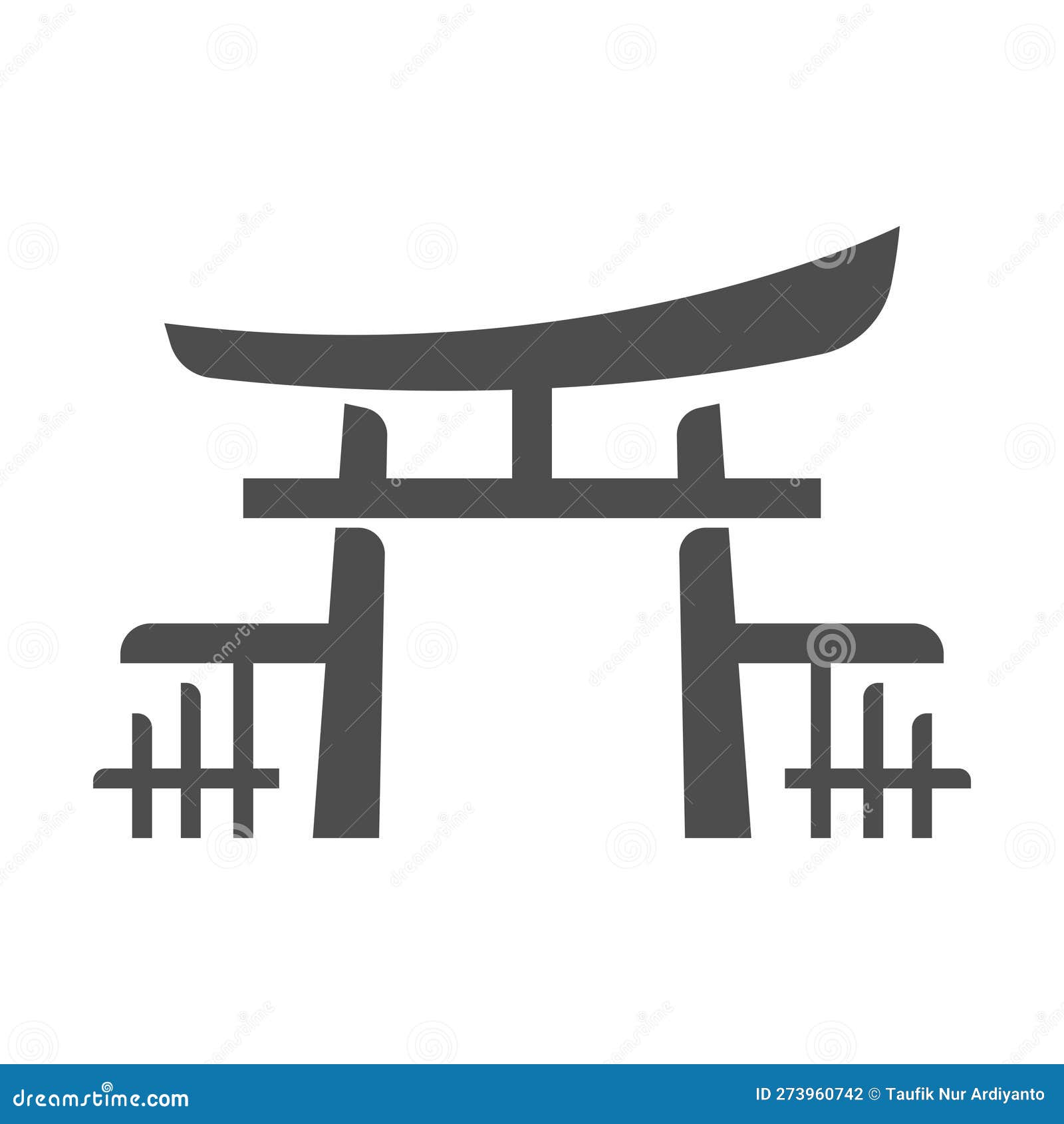 Torri gate icon design stock vector. Illustration of torri - 273960742