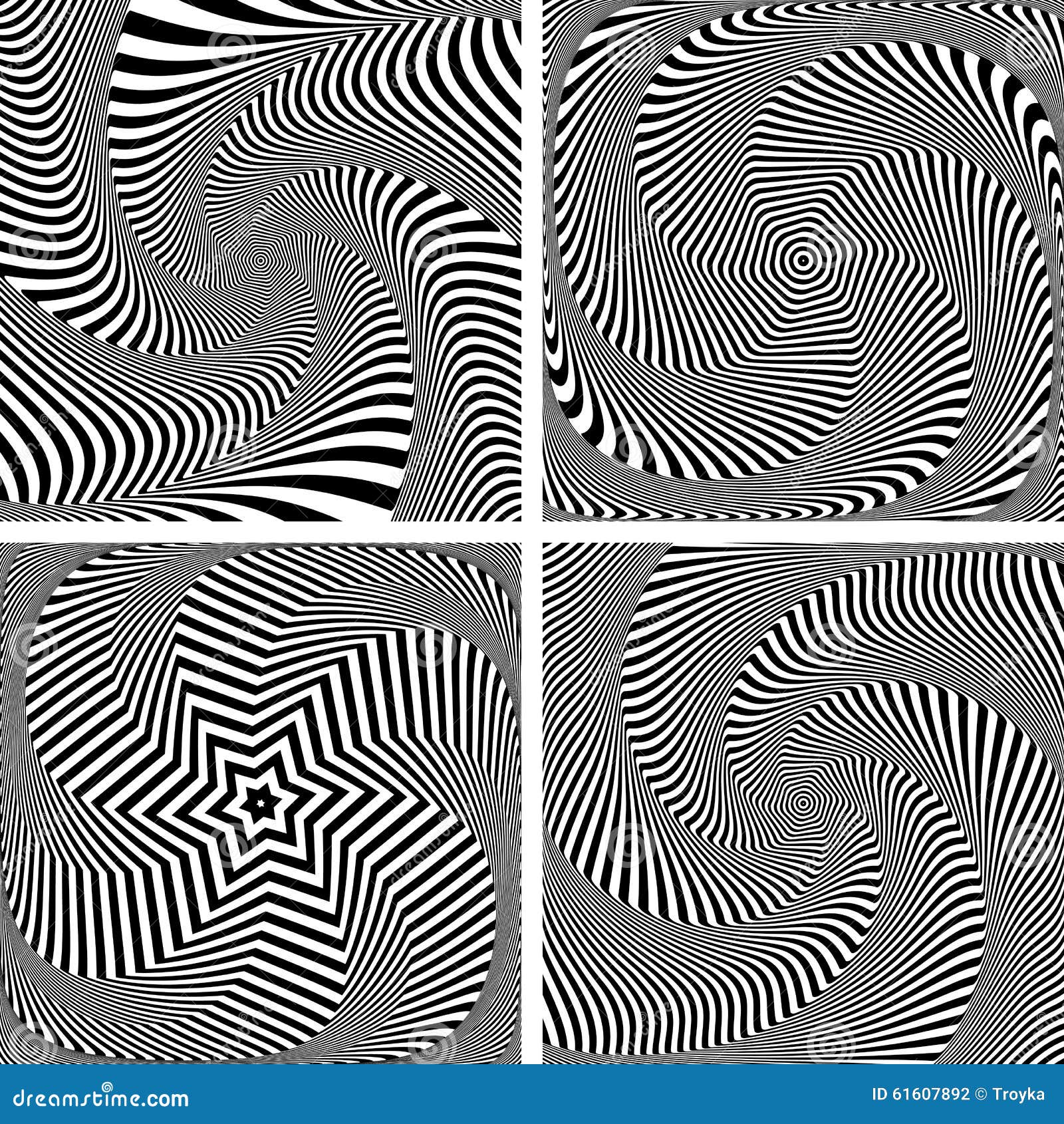 Torsion Movement. Design Elements Set. Vector Illustration ...