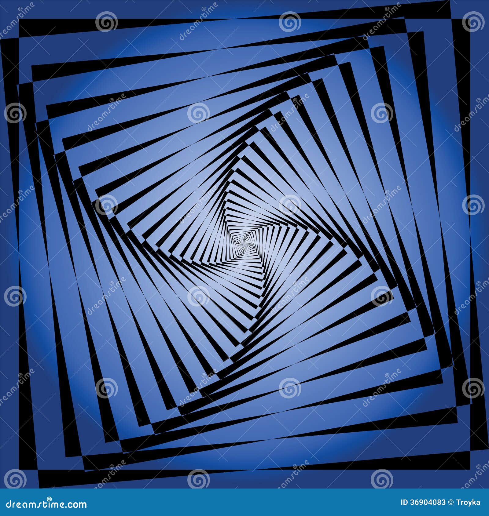 Torsion Movement Illusion. Op Art Patterns Set. Cartoon Vector ...