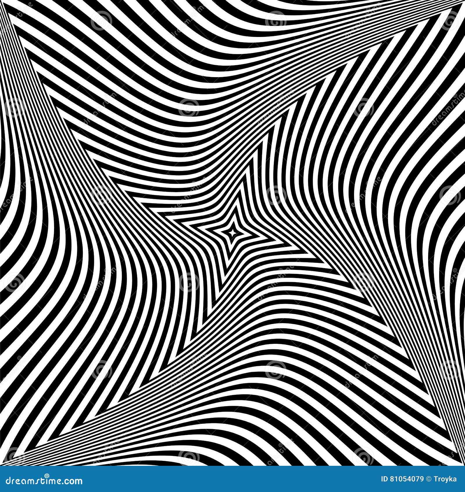 Torsion, Rotation And Vortex Patterns. Vector Illustration ...