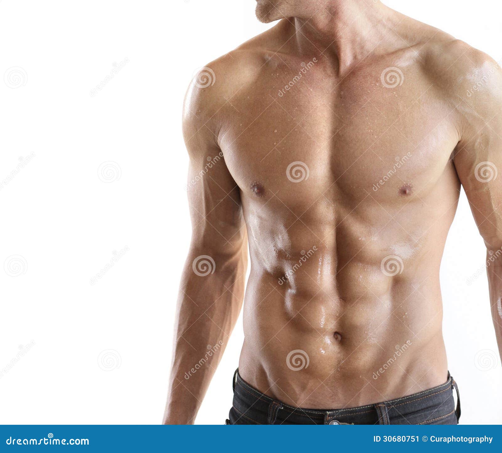 Torso detail stock image. Image of handsome, isolated - 30680751