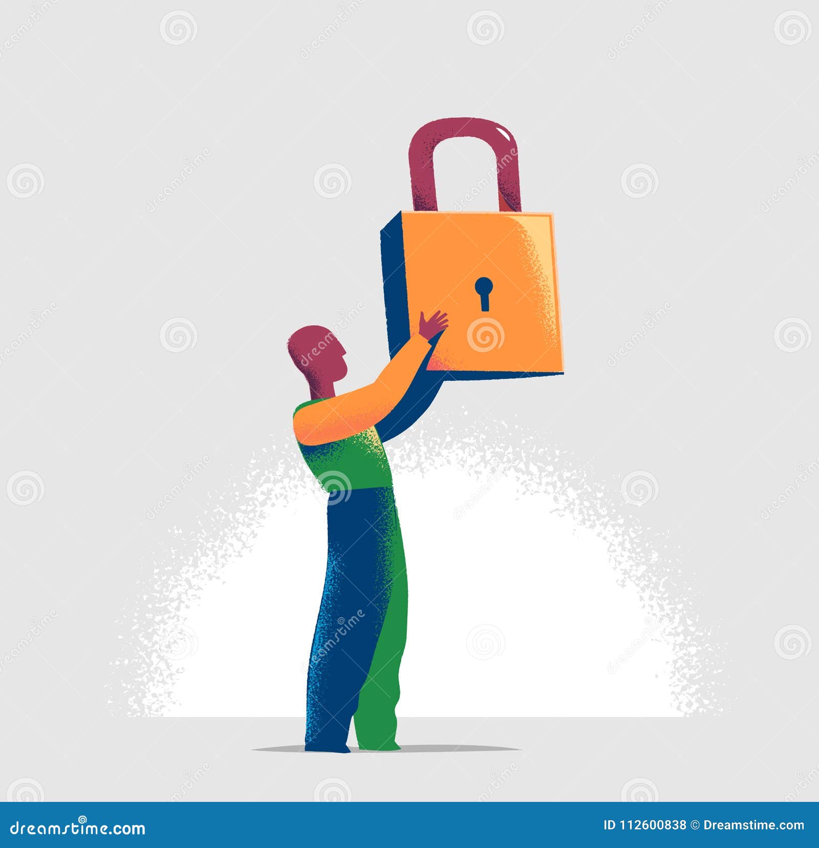 Torso of a Manager is Locking One Virtual Lock in a Lineup of Open ...