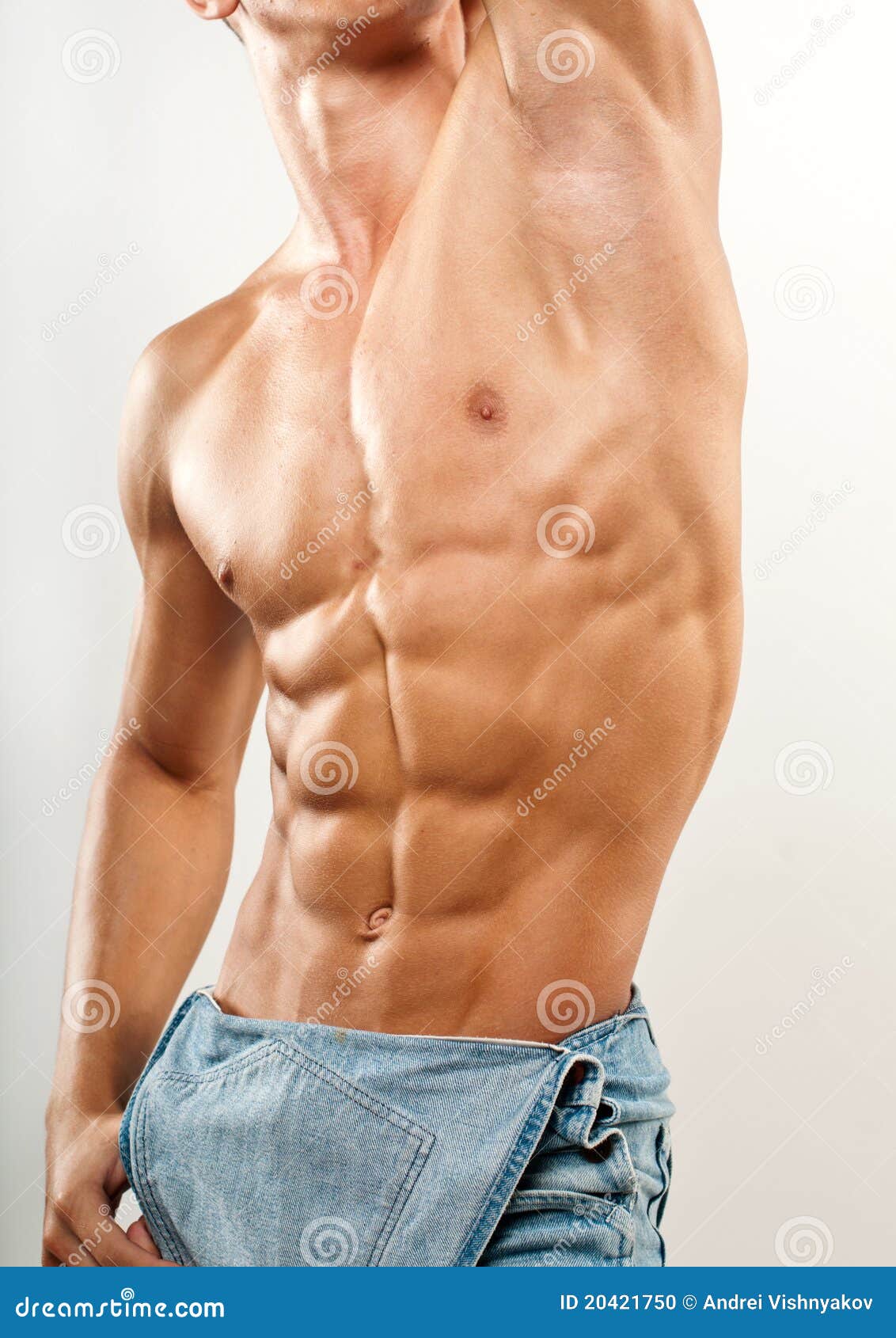 Torso with six-pack stock photo. Image of sportsmen, male - 20421750