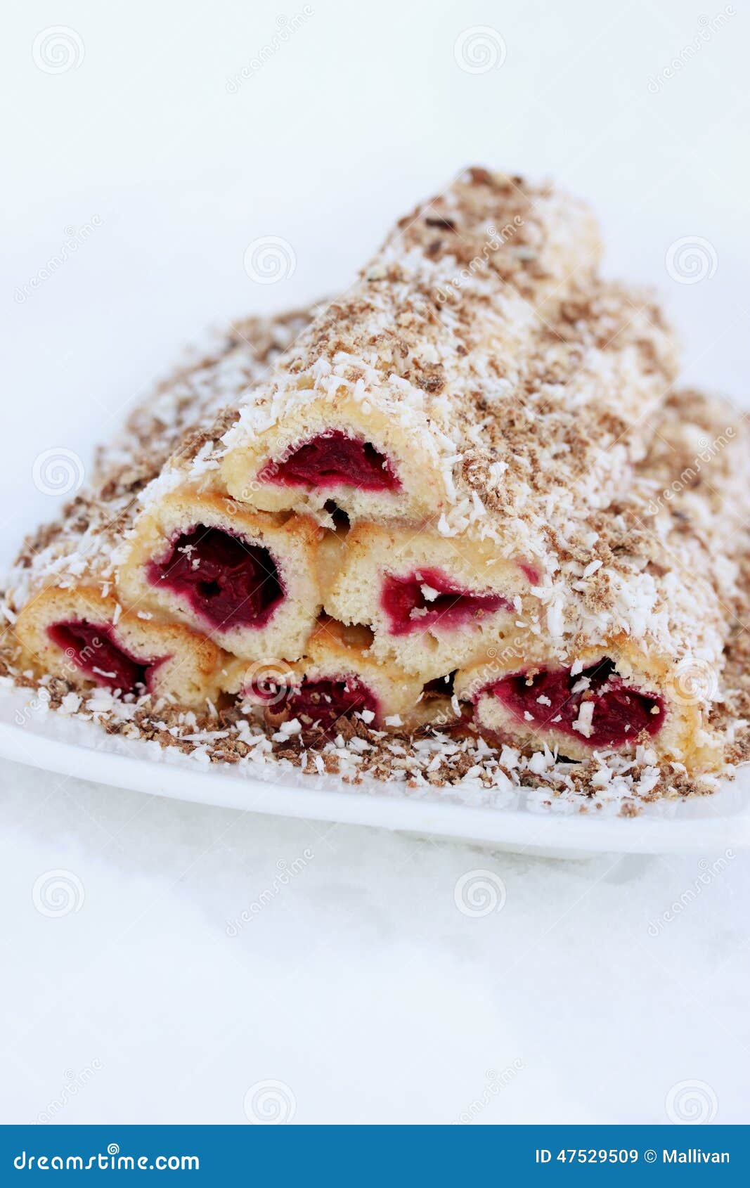 Torta Con El Chocolate Rallado Imagen de archivo - Imagen de exterior ...