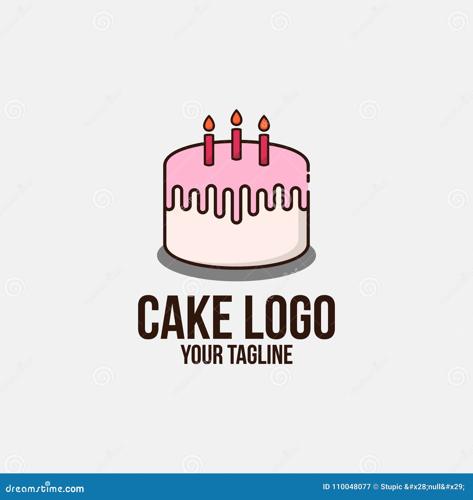 Torta Creativa Logo Vector Art Logo Stock de ilustración - Ilustración ...