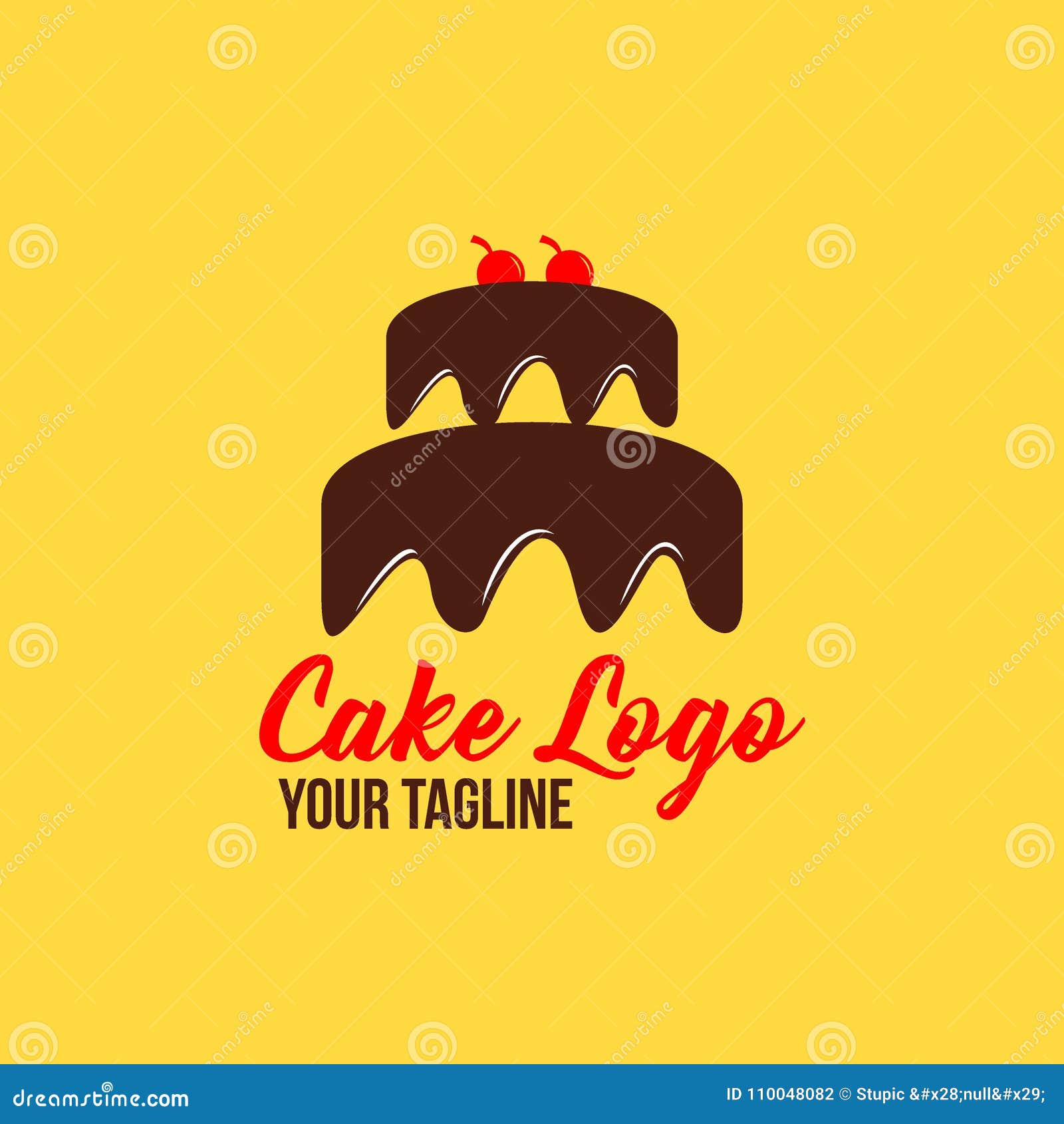 Torta Creativa Logo Vector Art Logo Stock de ilustración - Ilustración ...