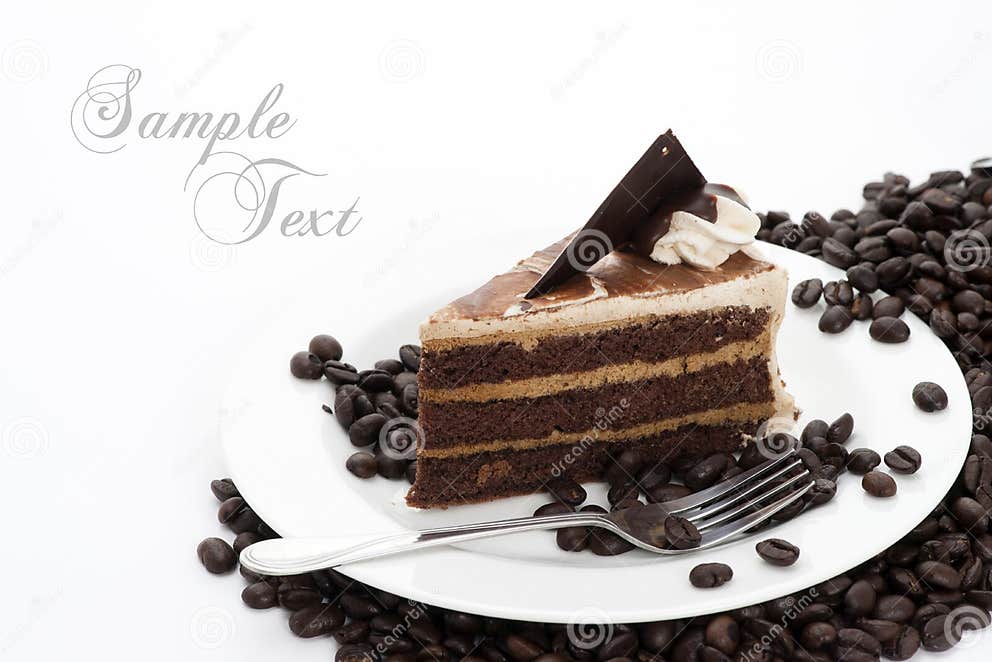 Torta de café foto de archivo. Imagen de torta, dulce - 21595942