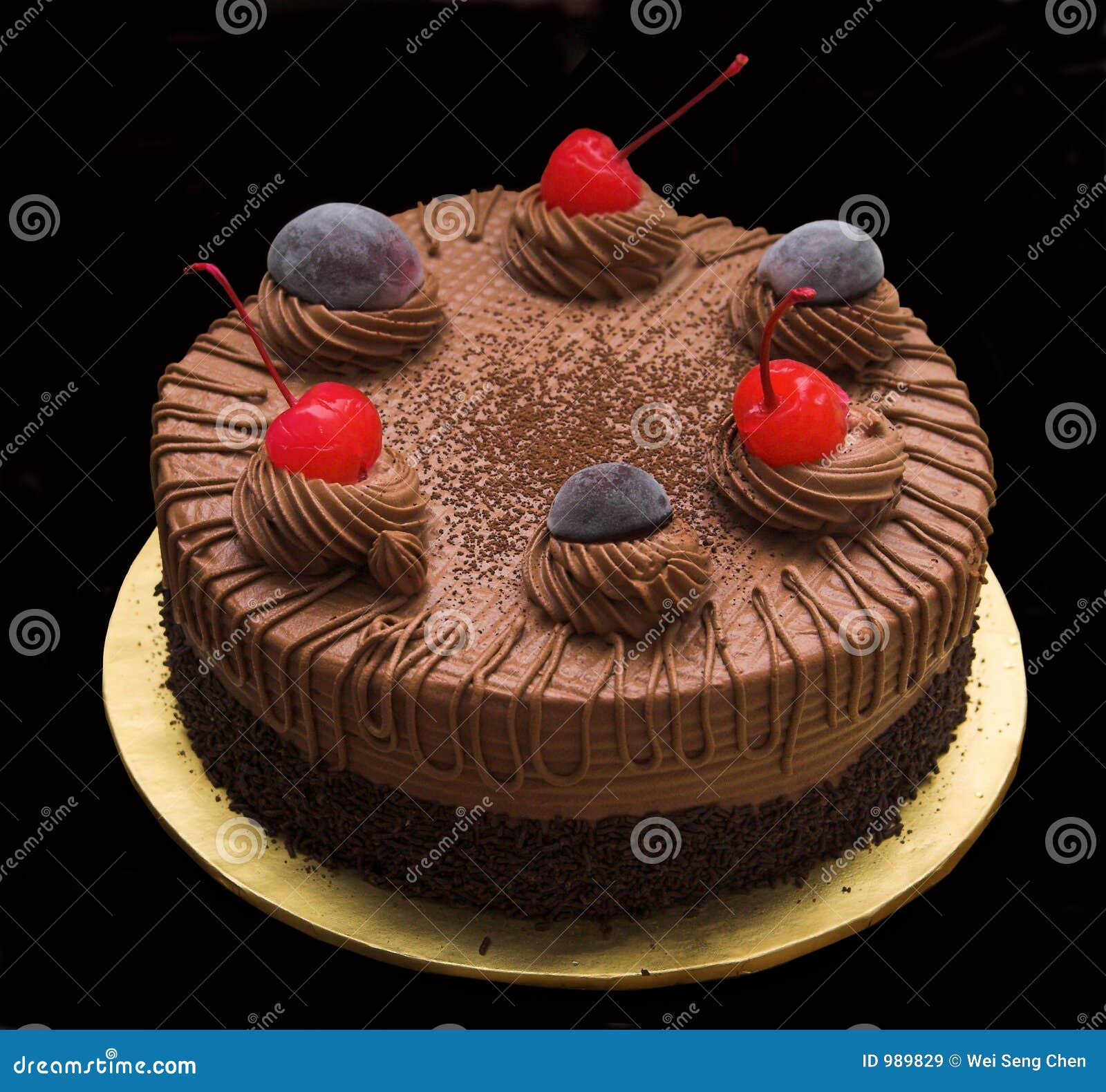 Torta de chocolate imagen de archivo. Imagen de restaurante - 989829