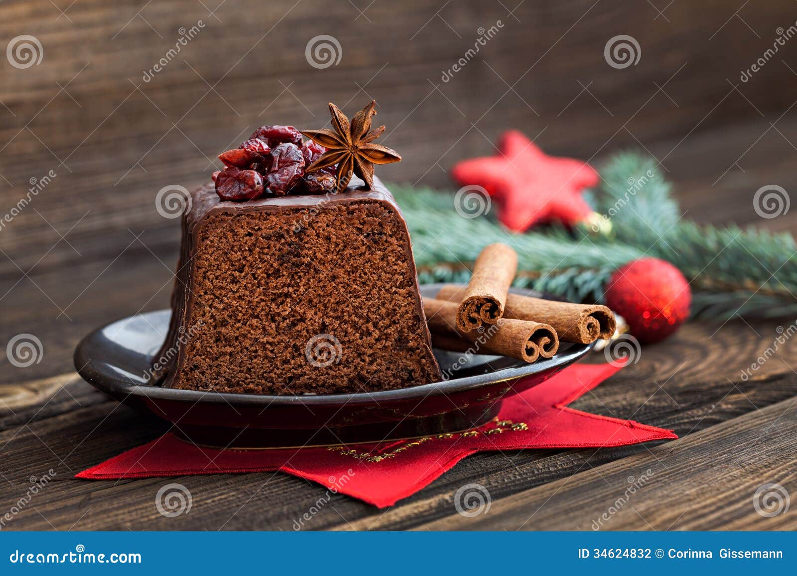 Torta de chocolate fresca foto de archivo. Imagen de frescura - 34624832