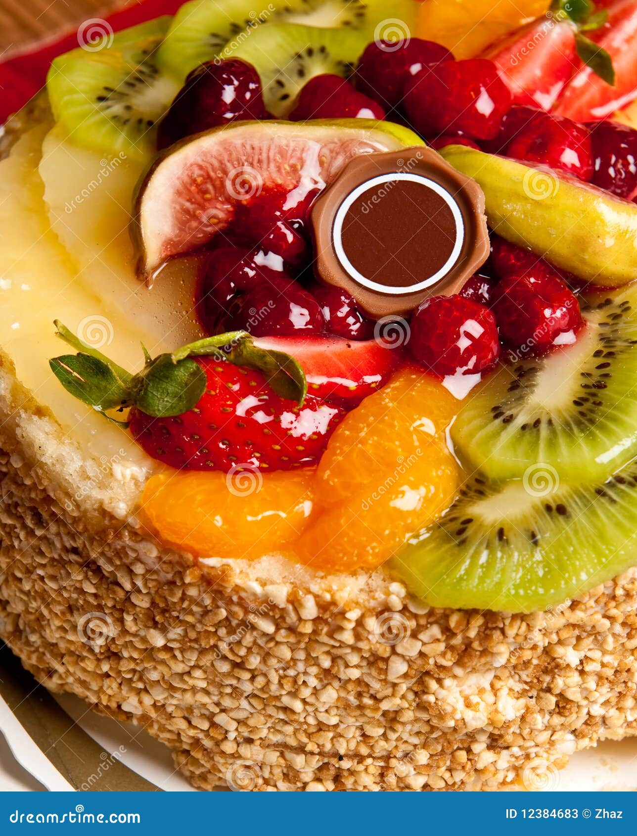 Torta de la fruta imagen de archivo. Imagen de empanada - 12384683